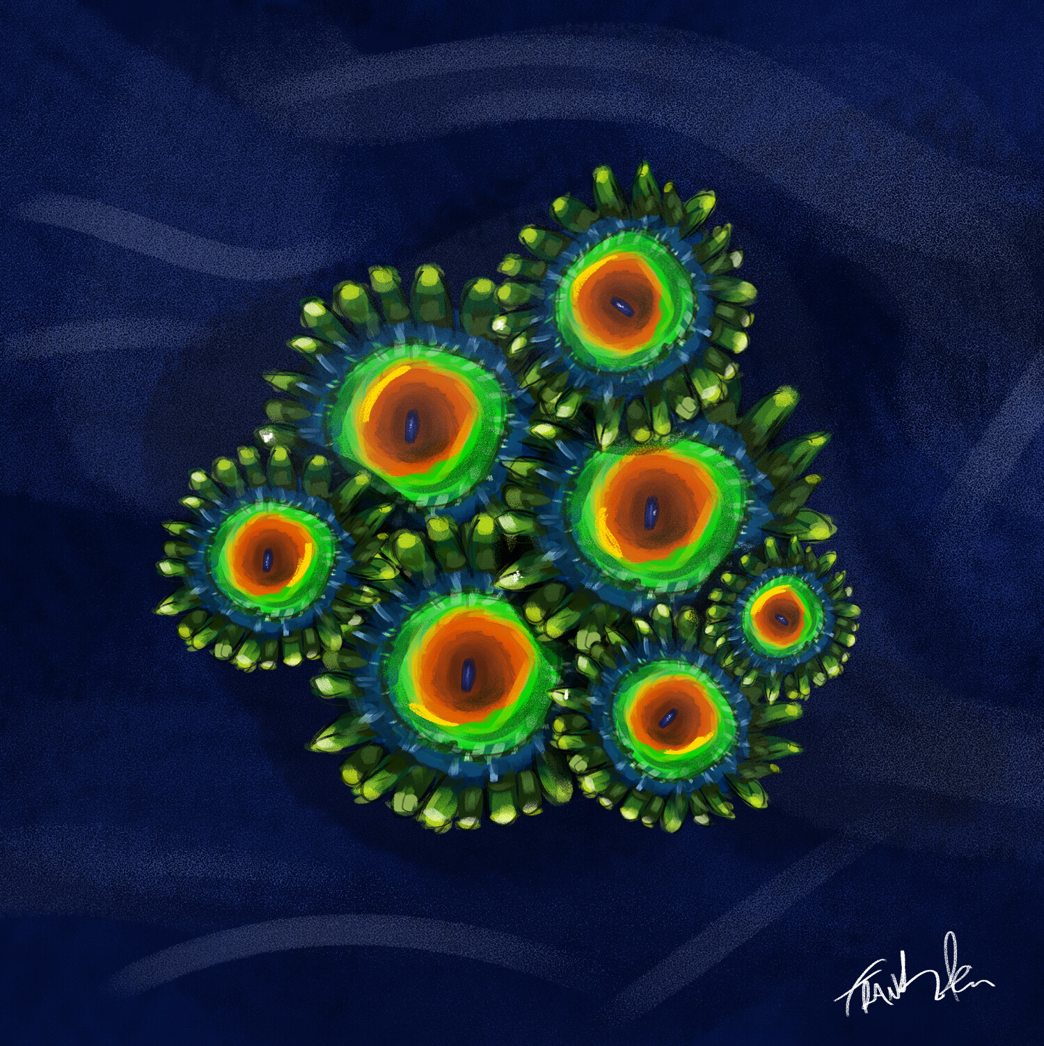 ArtStation - Zoanthids Coral - Reef