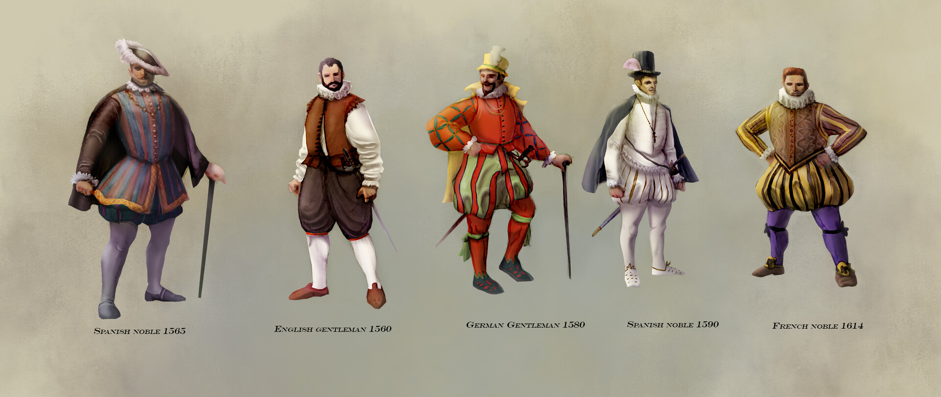 ArtStation - Medieval character concepts