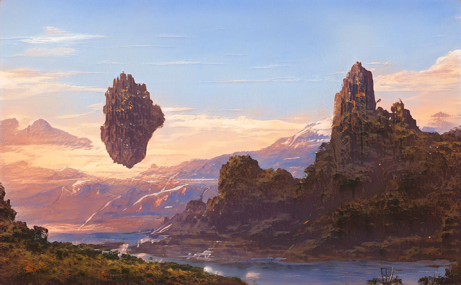 ArtStation - Hylia river side