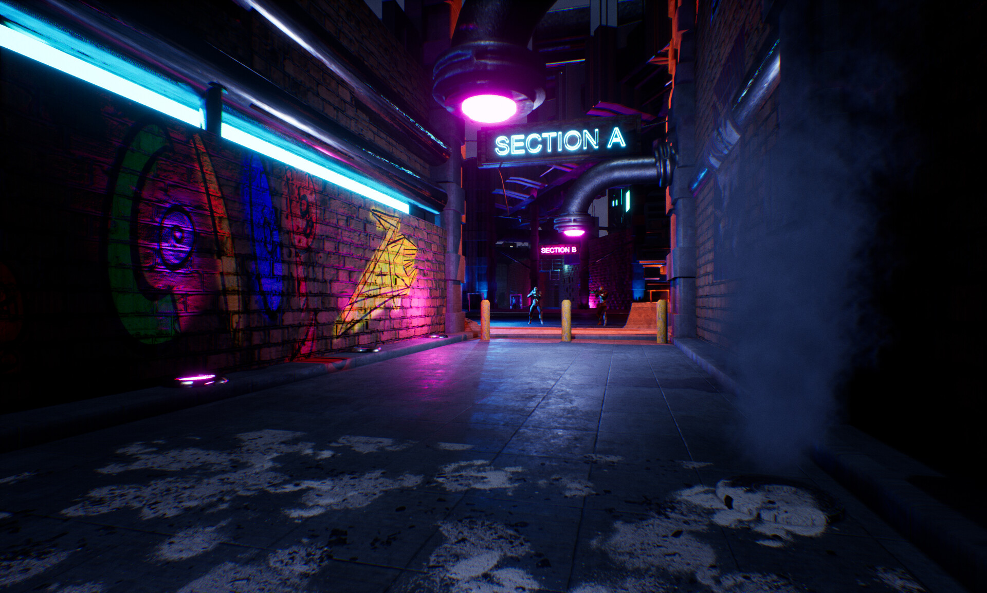 Jesus Fernandez Garcia - Cyberpunk Alley Level Design - Decal ...