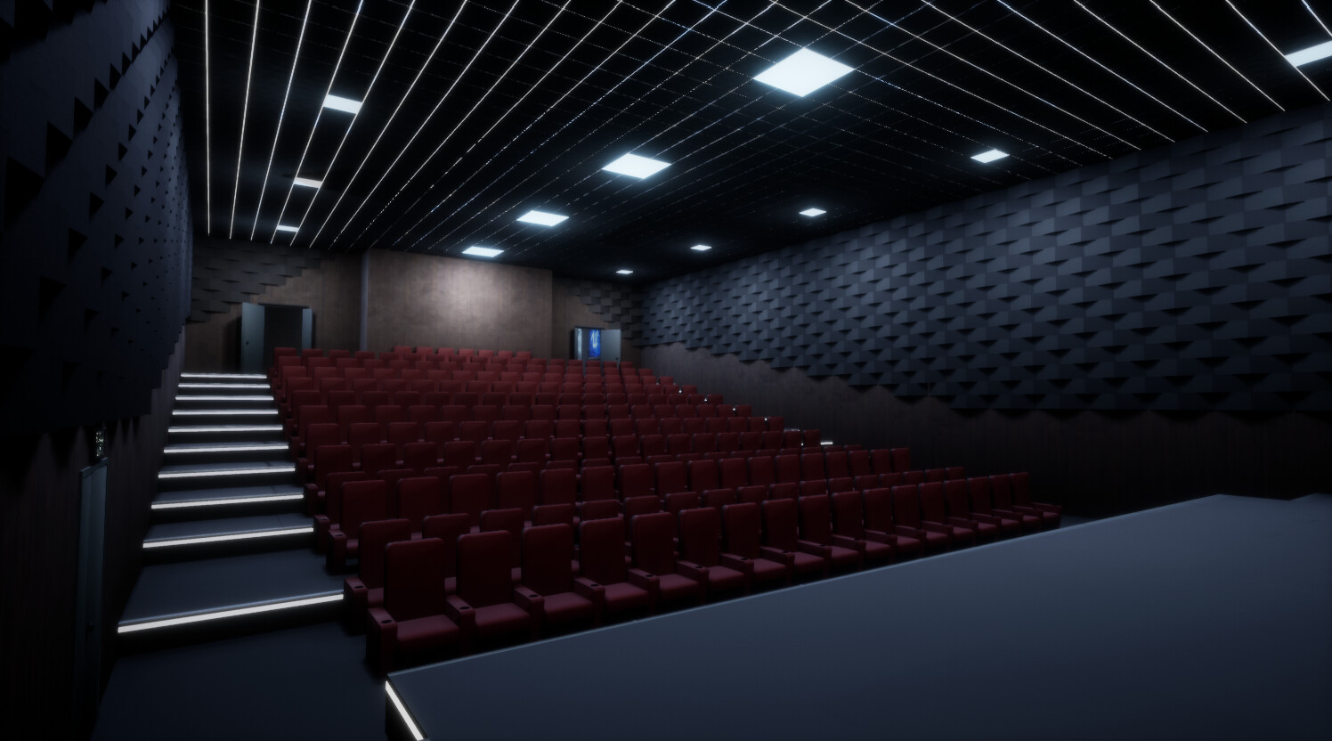 ArtStation - Big cinema hall