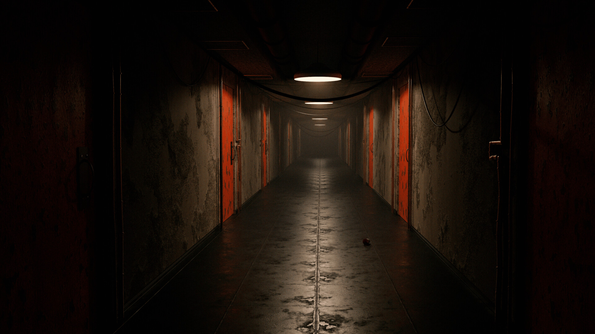 ArtStation - Decrepit Hallway