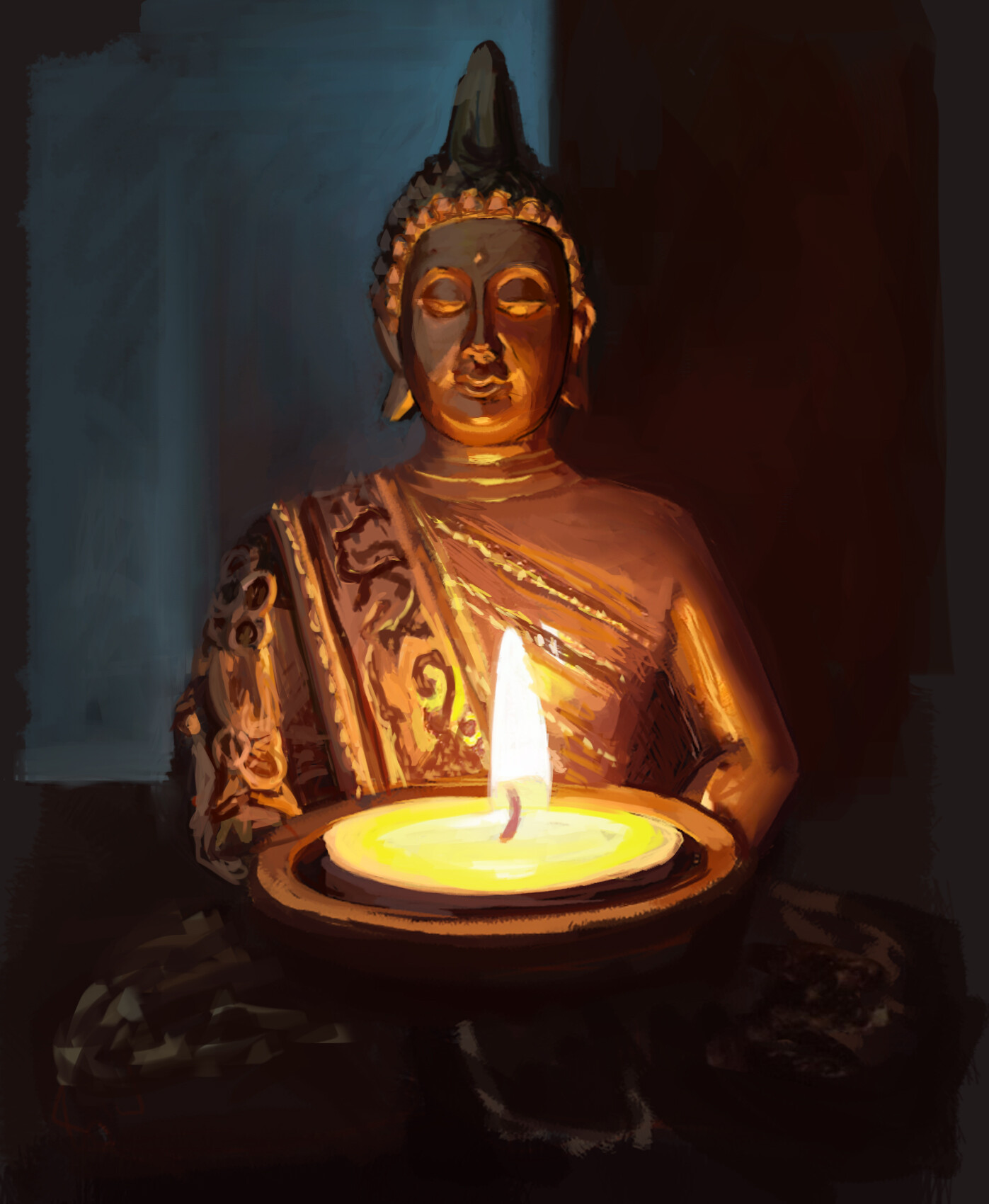 ArtStation - Candle statue