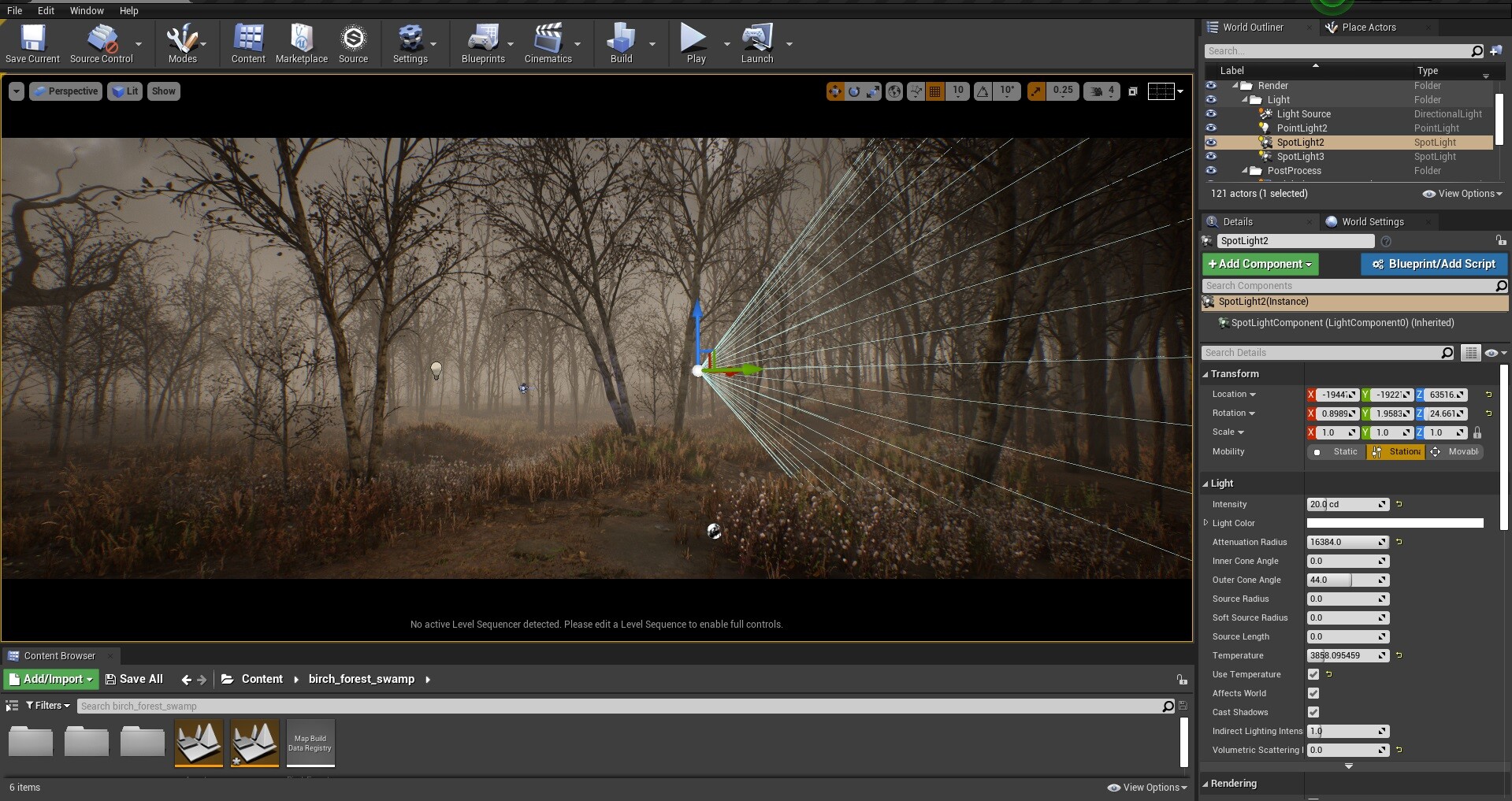 Sherif Dawoud | 3D Game Artist - Autumn Forest [UE4] - Overcast ...