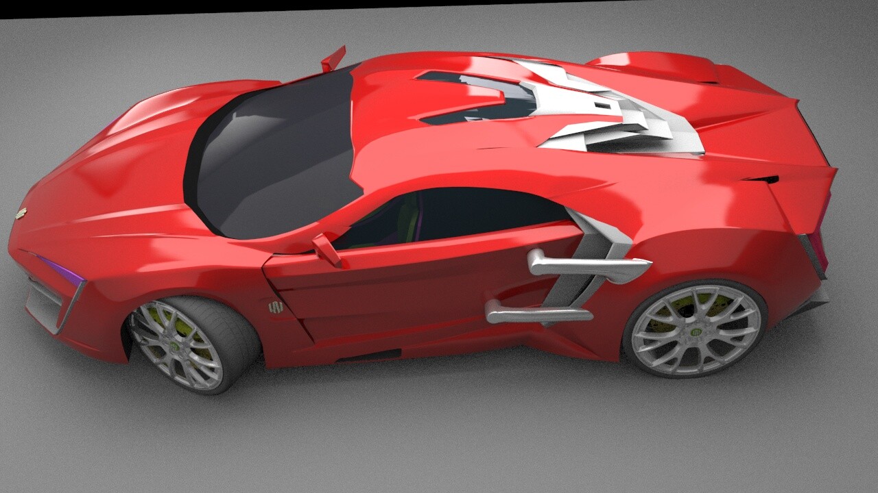 ArtStation - LYKAN CAR