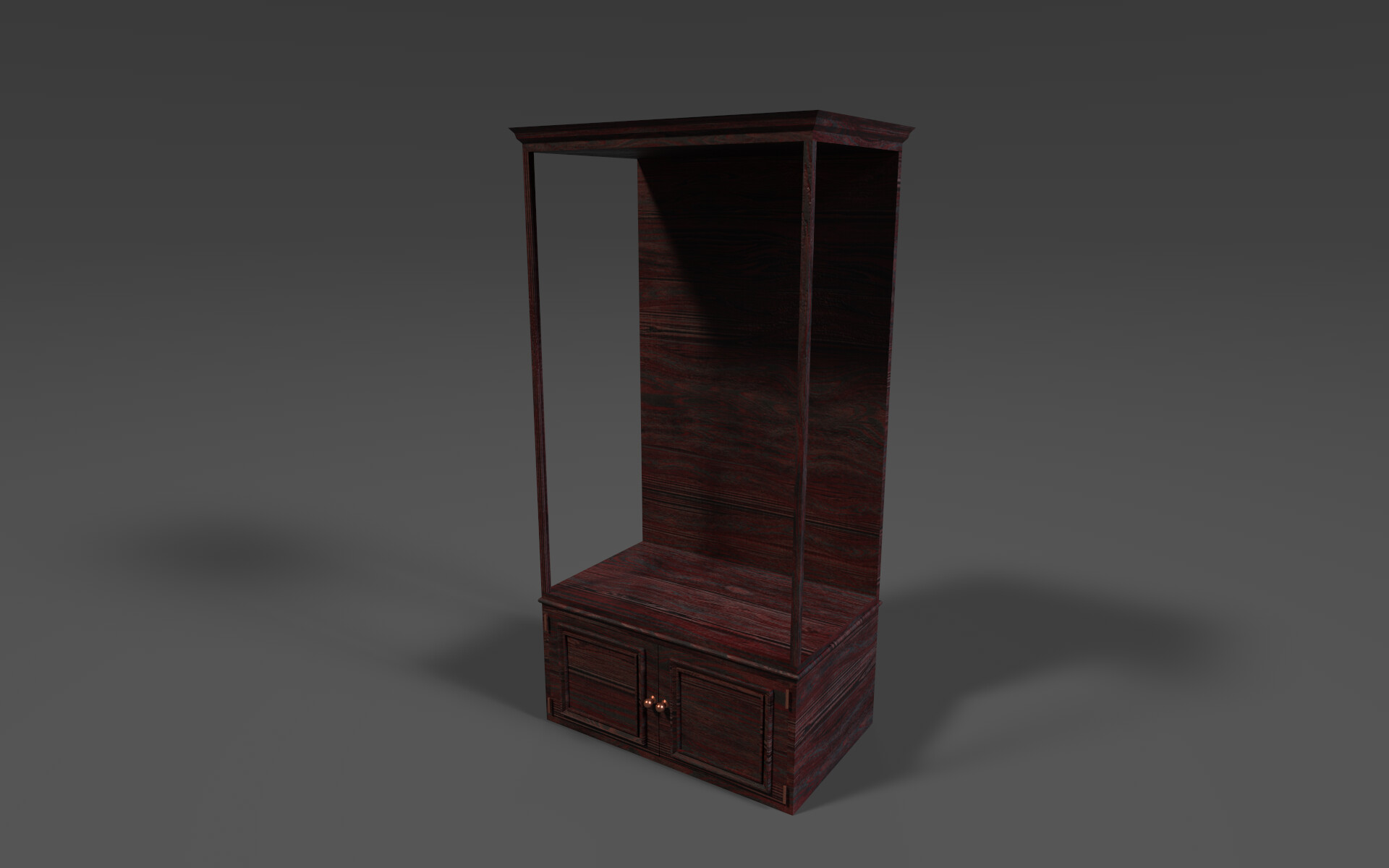 ArtStation - Display Case Single Cabinet
