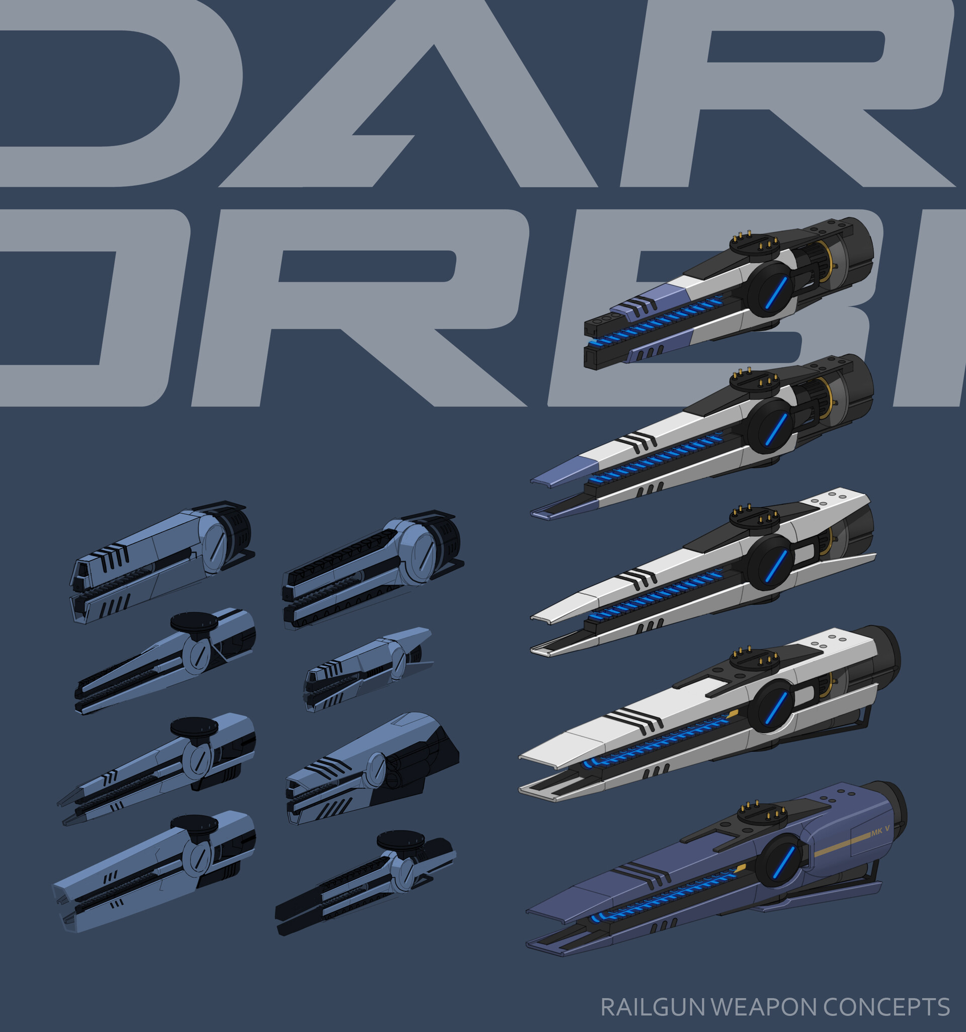 ArtStation - DO - weapon concepts