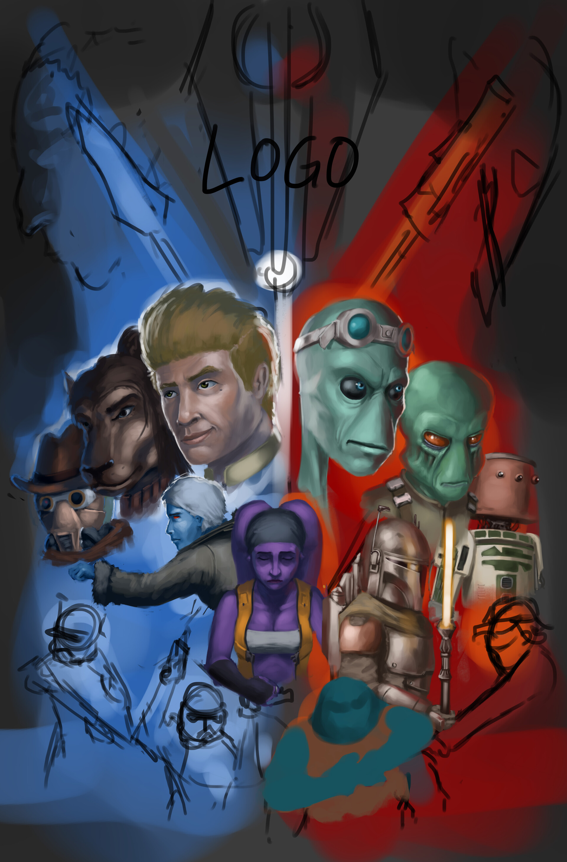 Brandon Chen - Star Wars: Loyalists and Lawbreakers Campaign Poster