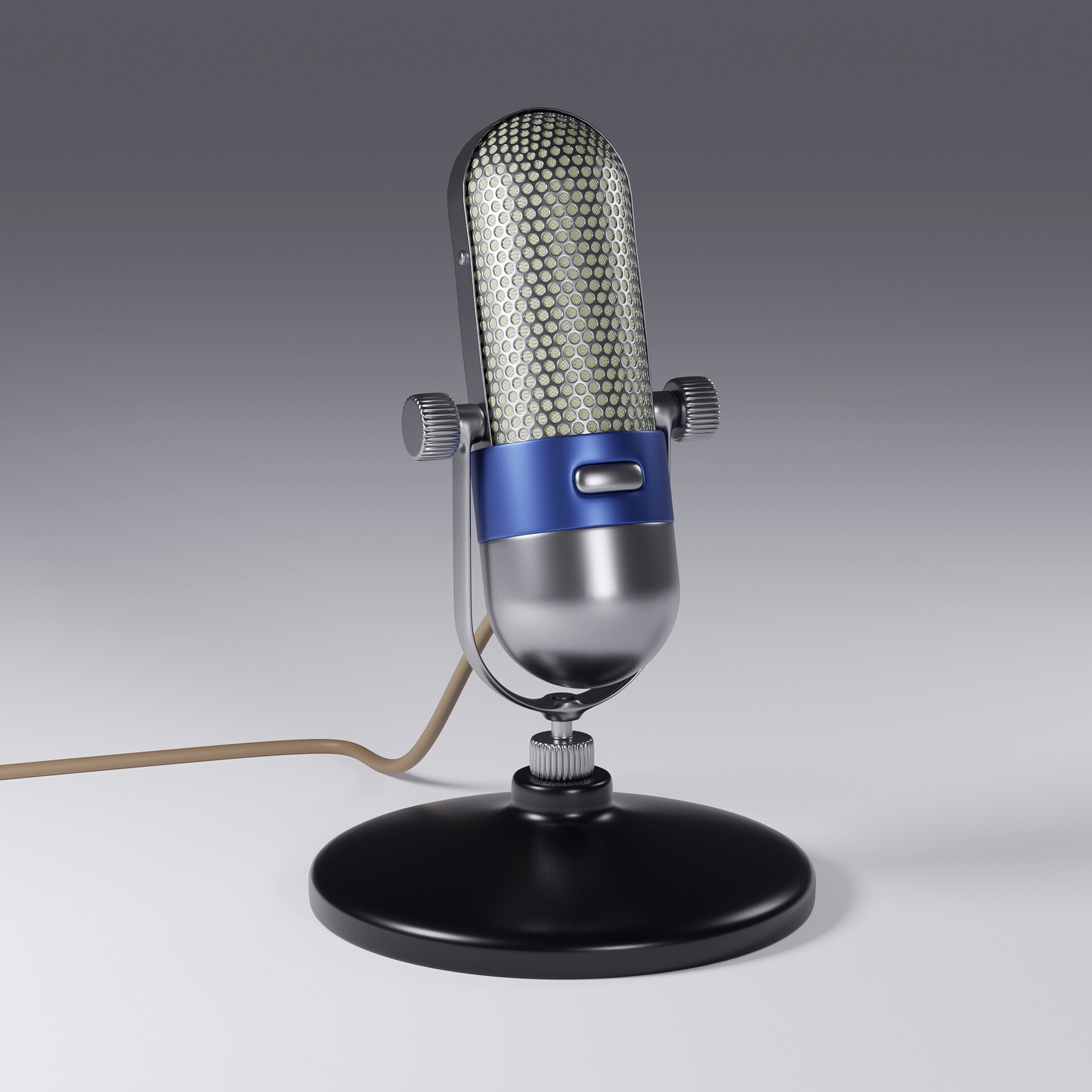 ArtStation - 3D microphone