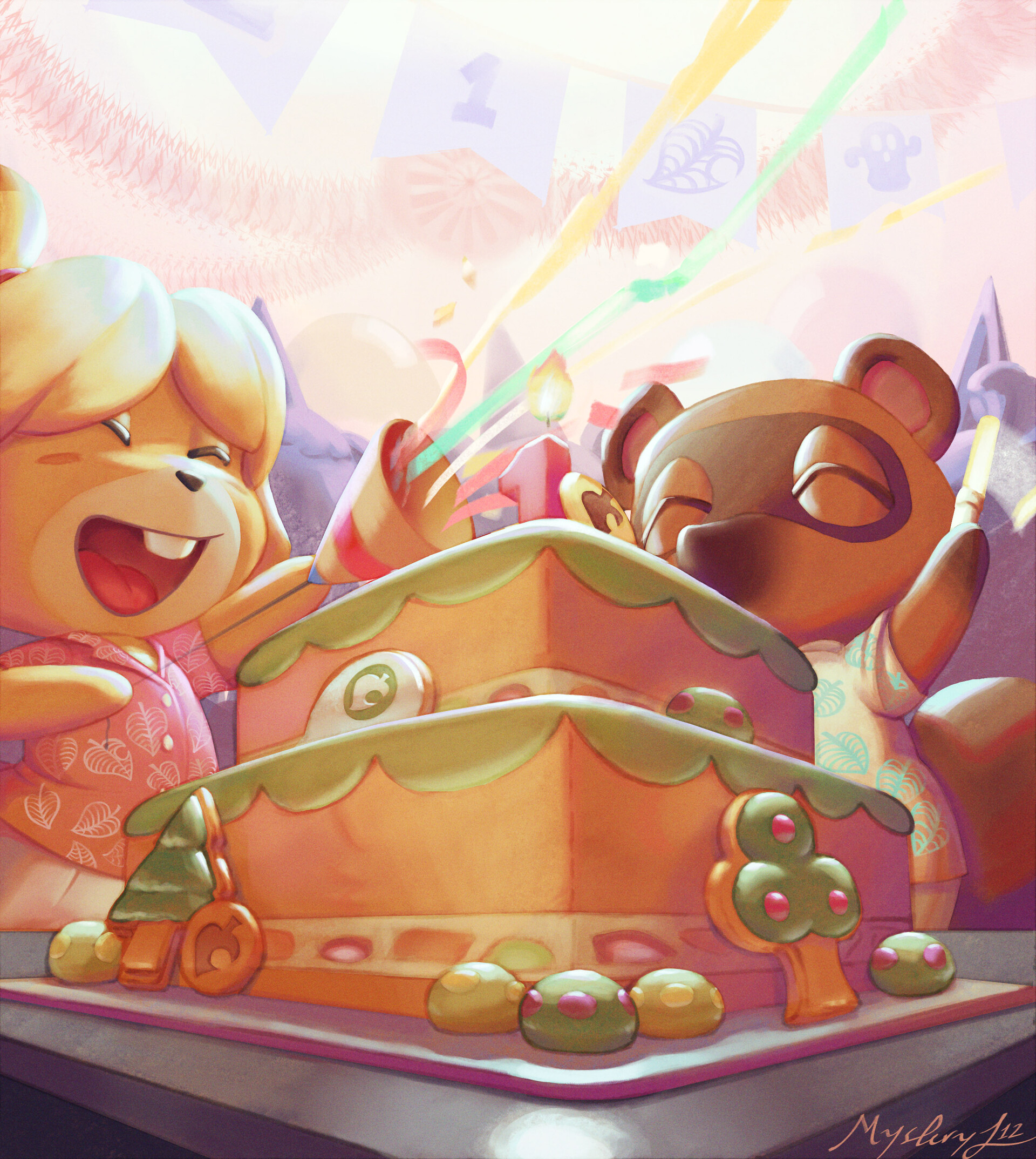 ArtStation - Animal Crossing 1st Anniversary