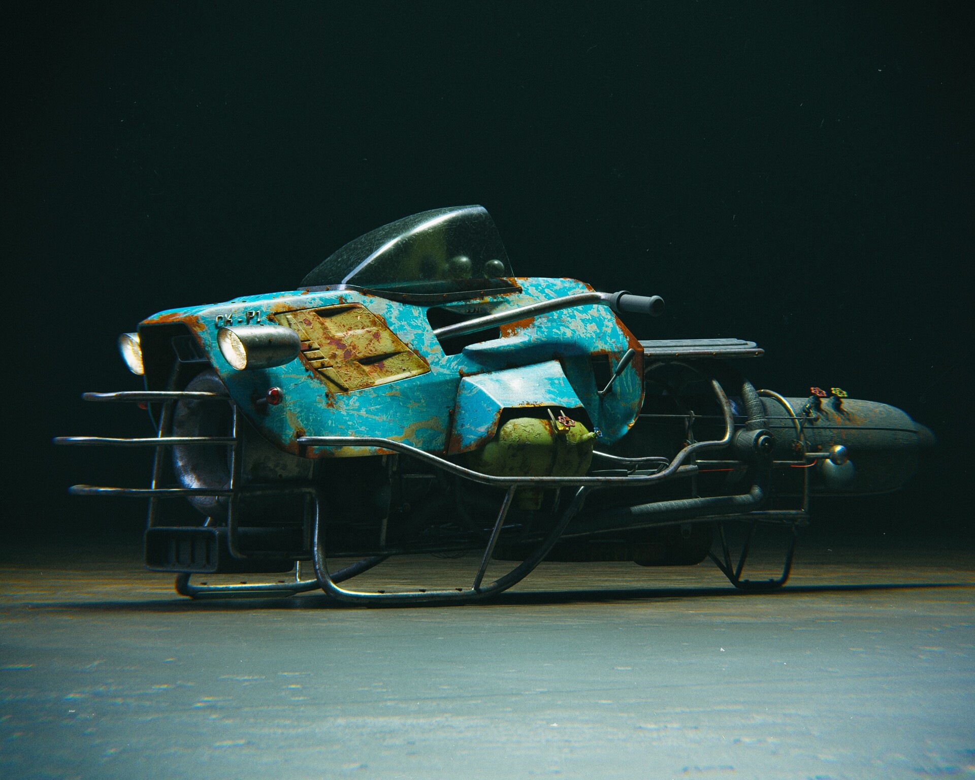 ArtStation - CHERENKOV PULSE 1 - Old and rusty