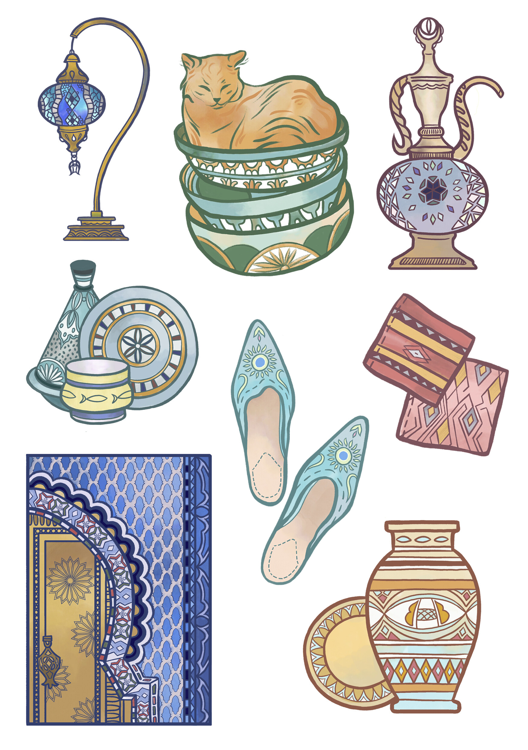 ArtStation - Moroccan stickers