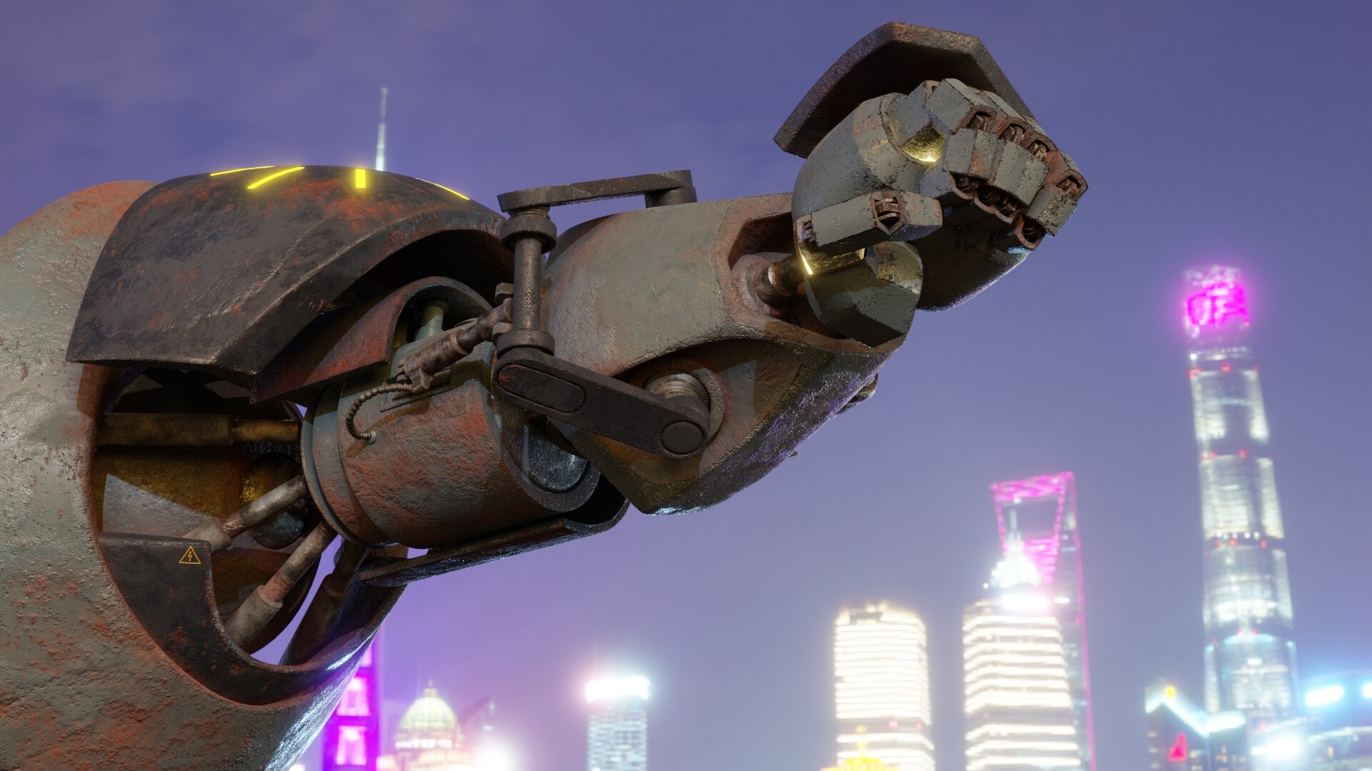 ArtStation - Mech arm (high poly)