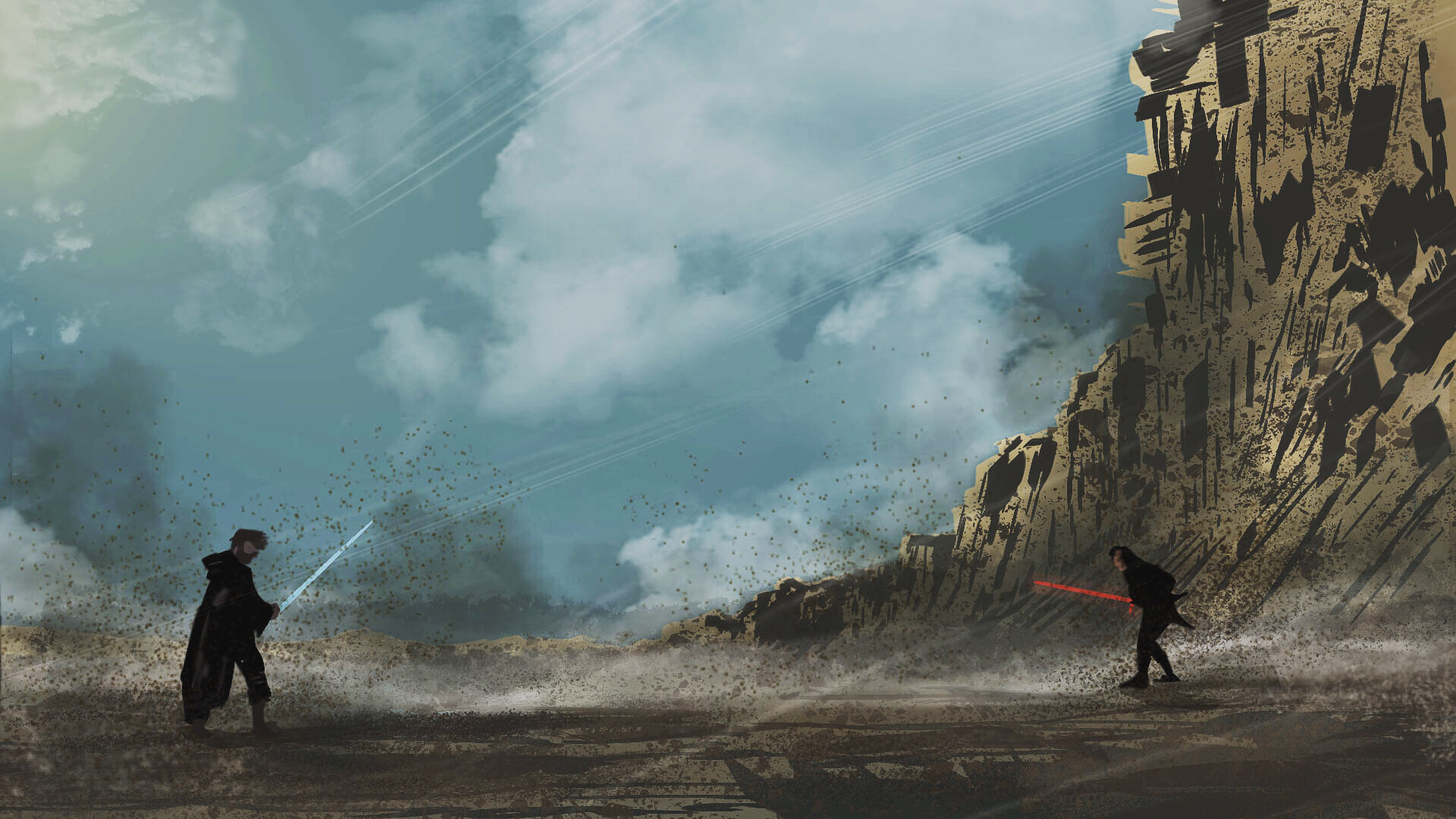 ArtStation - Epic battle Star Wars