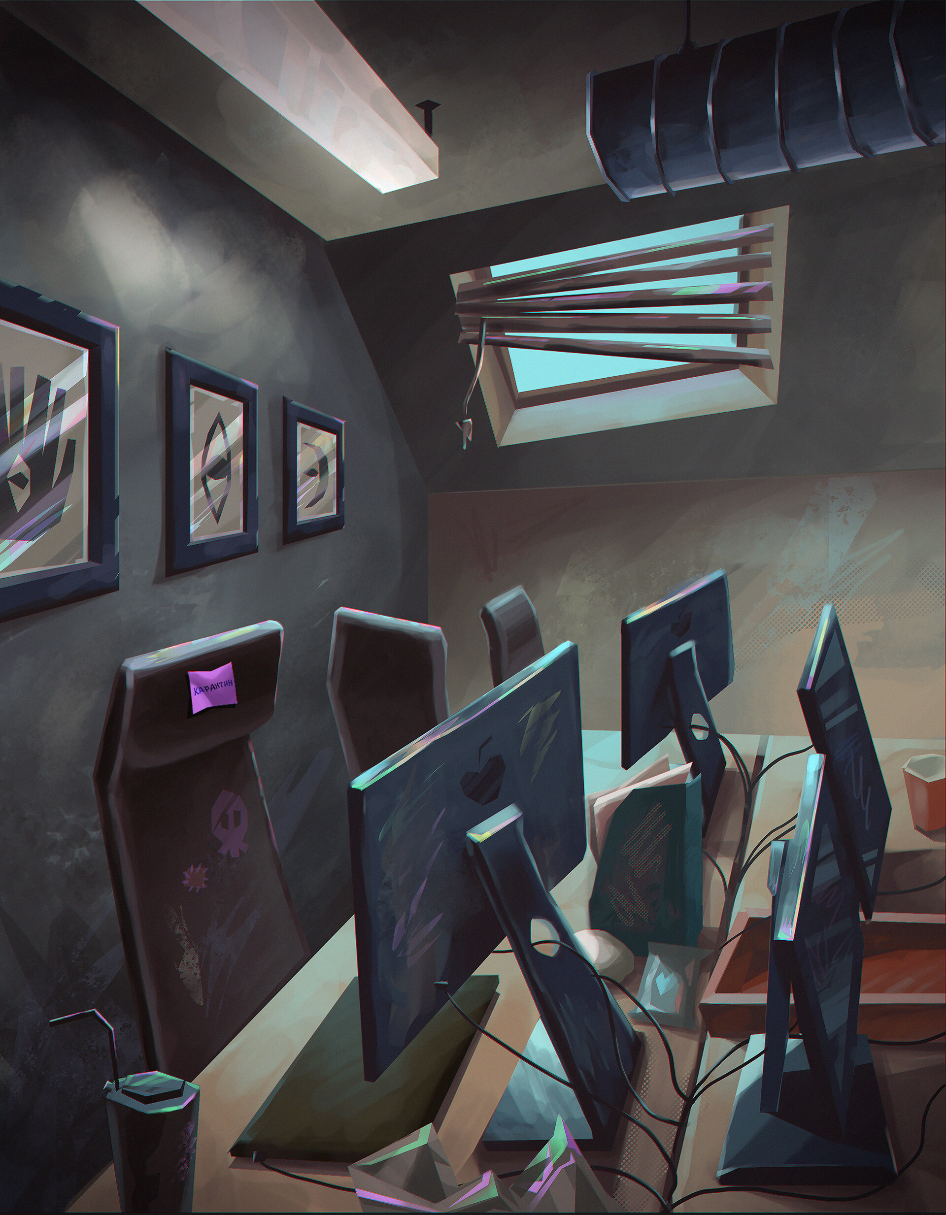 ArtStation - Ghost office