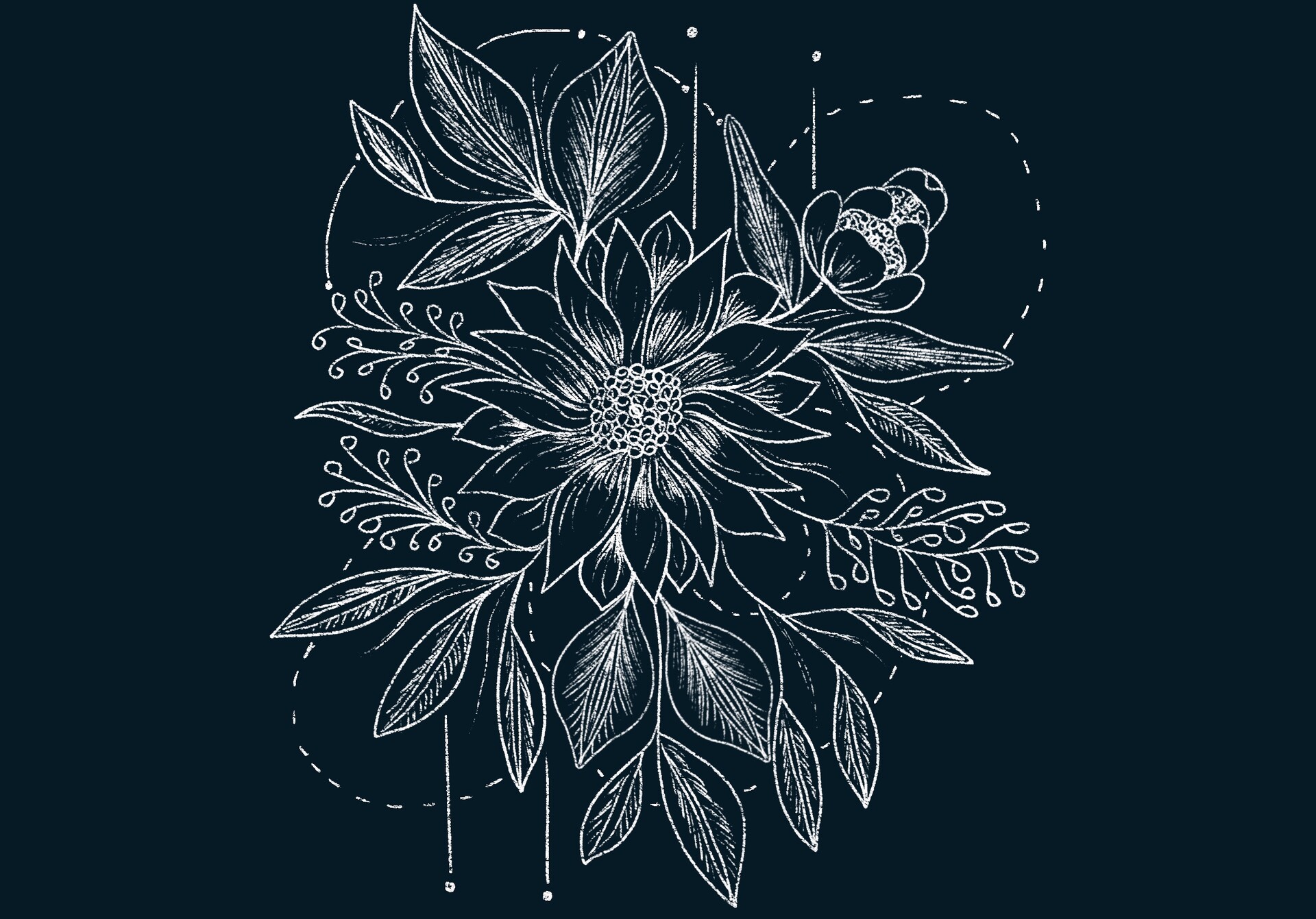 ArtStation - Easy Floral Composition