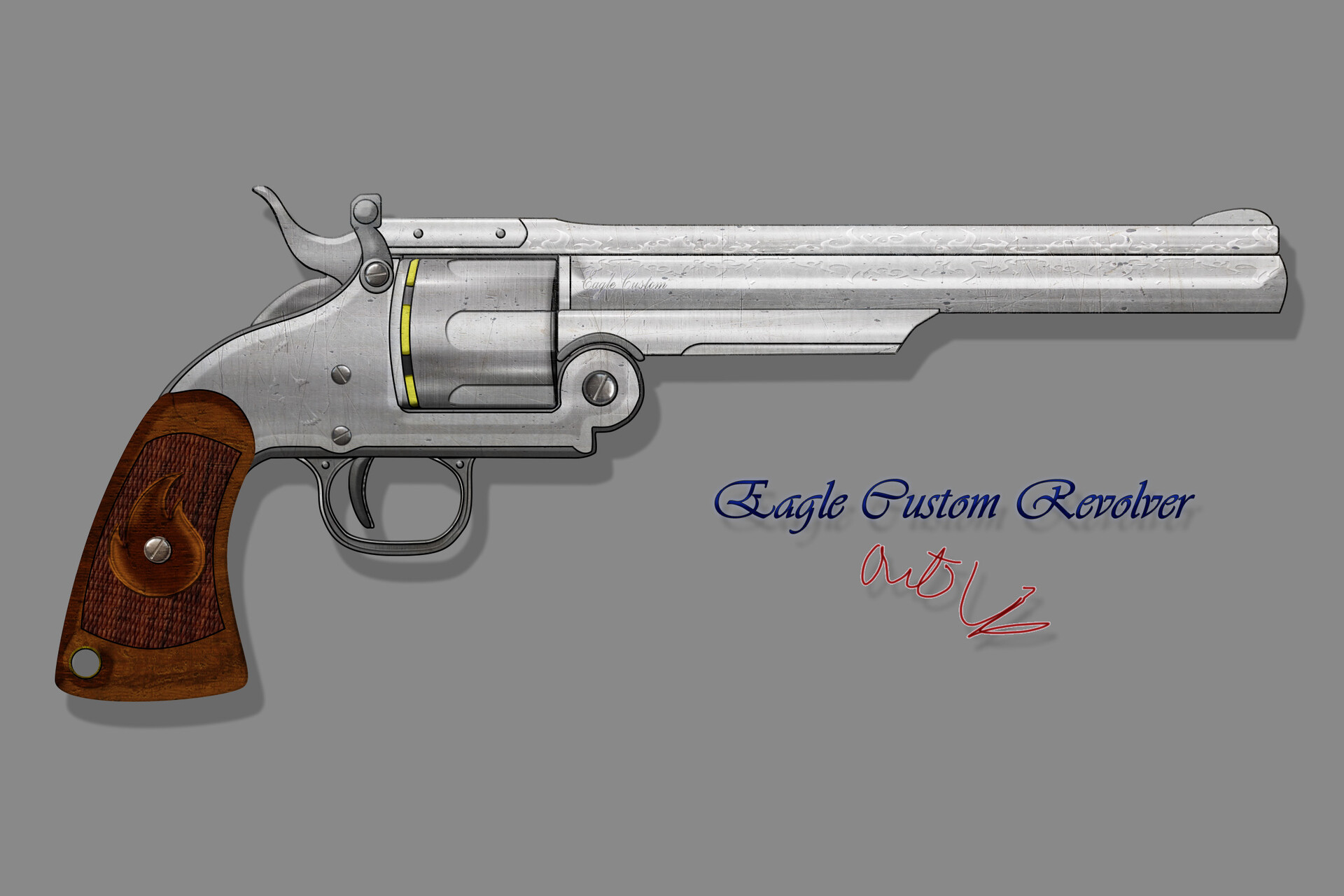 ArtStation - Eagle Revolver