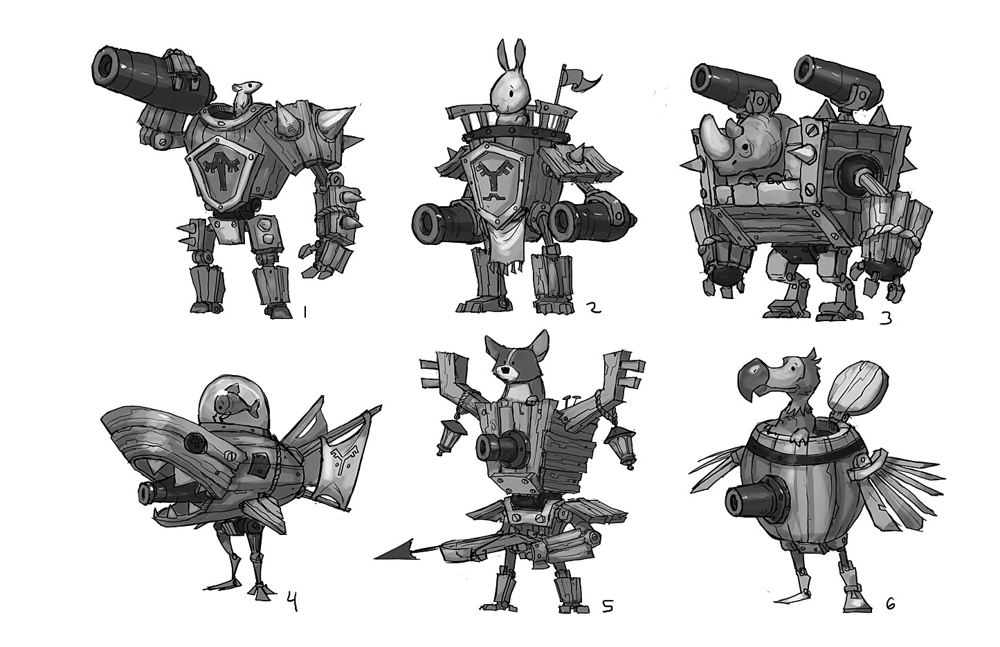 ArtStation - Mech animals