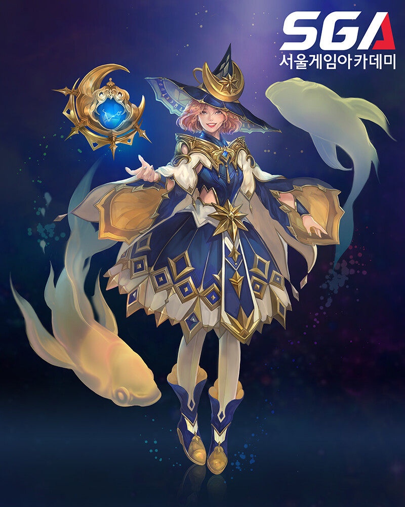 ArtStation - SGA_캐릭터 일러스트 학생작품