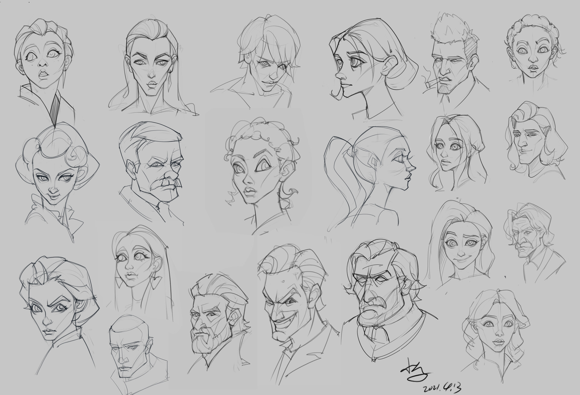 ArtStation - Head portrait