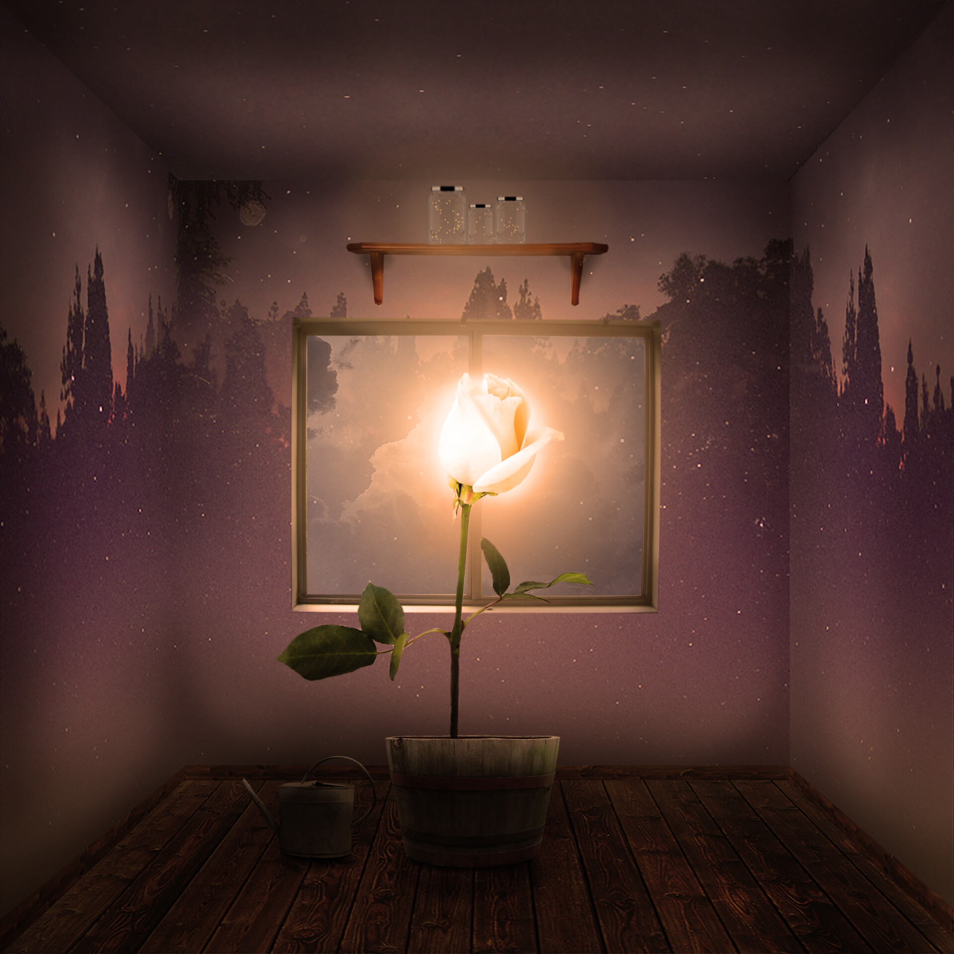 ArtStation - 8/8 "Rose" - Rooms of Memory