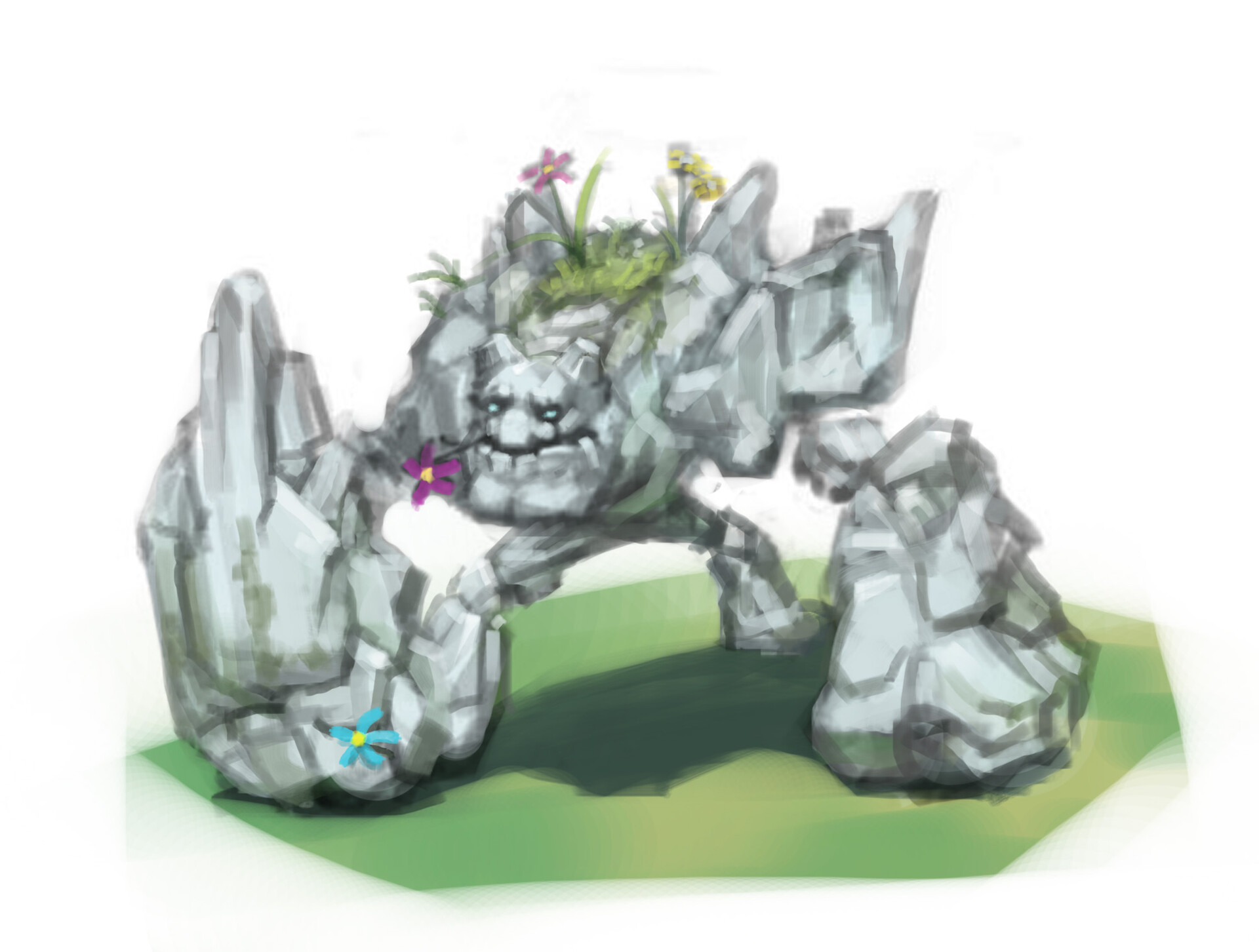 ArtStation - stone golem