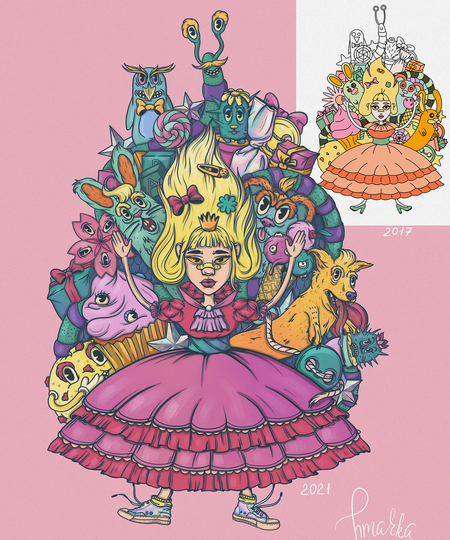 ArtStation - doodle girl