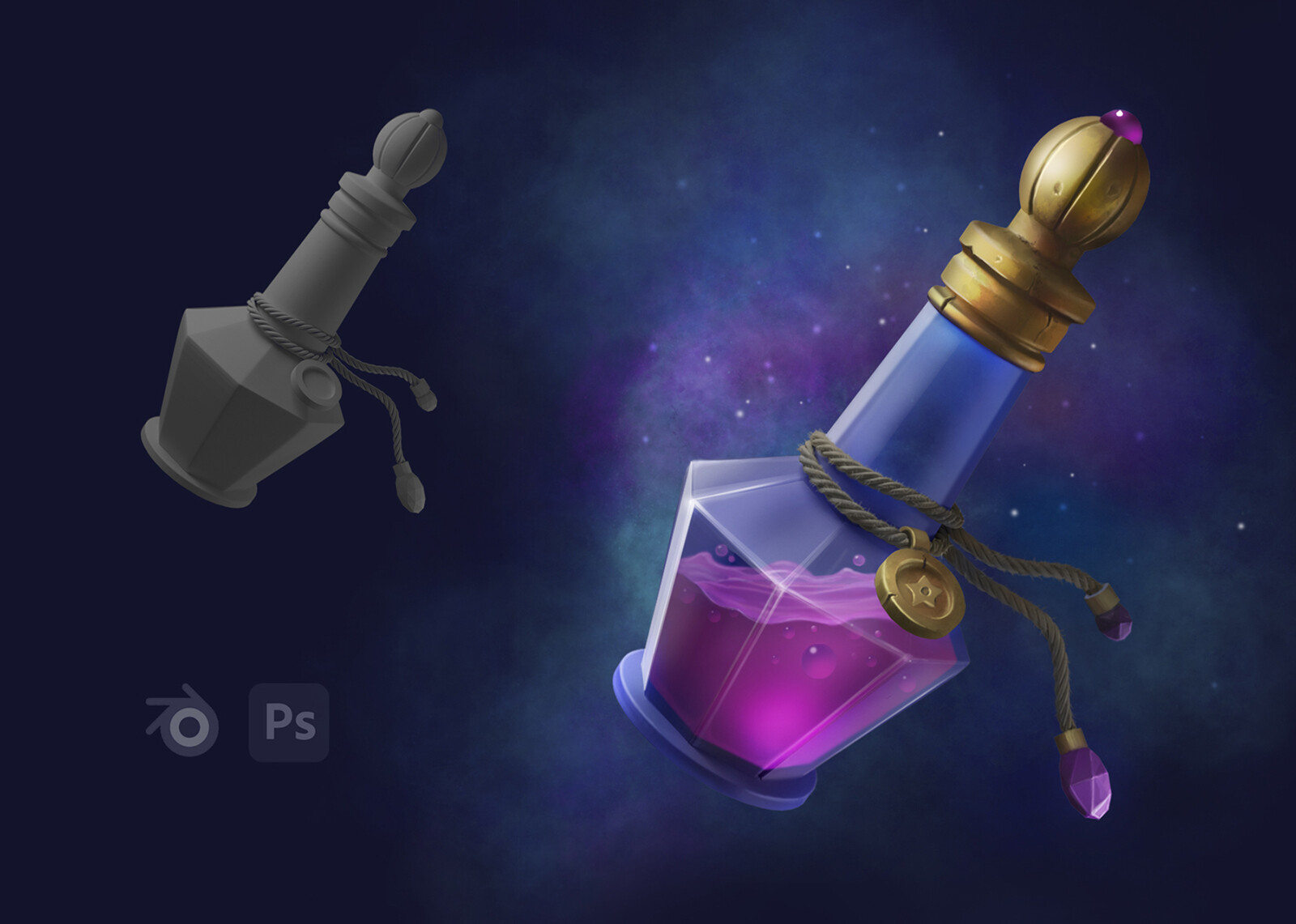 ArtStation - Magic Bottle