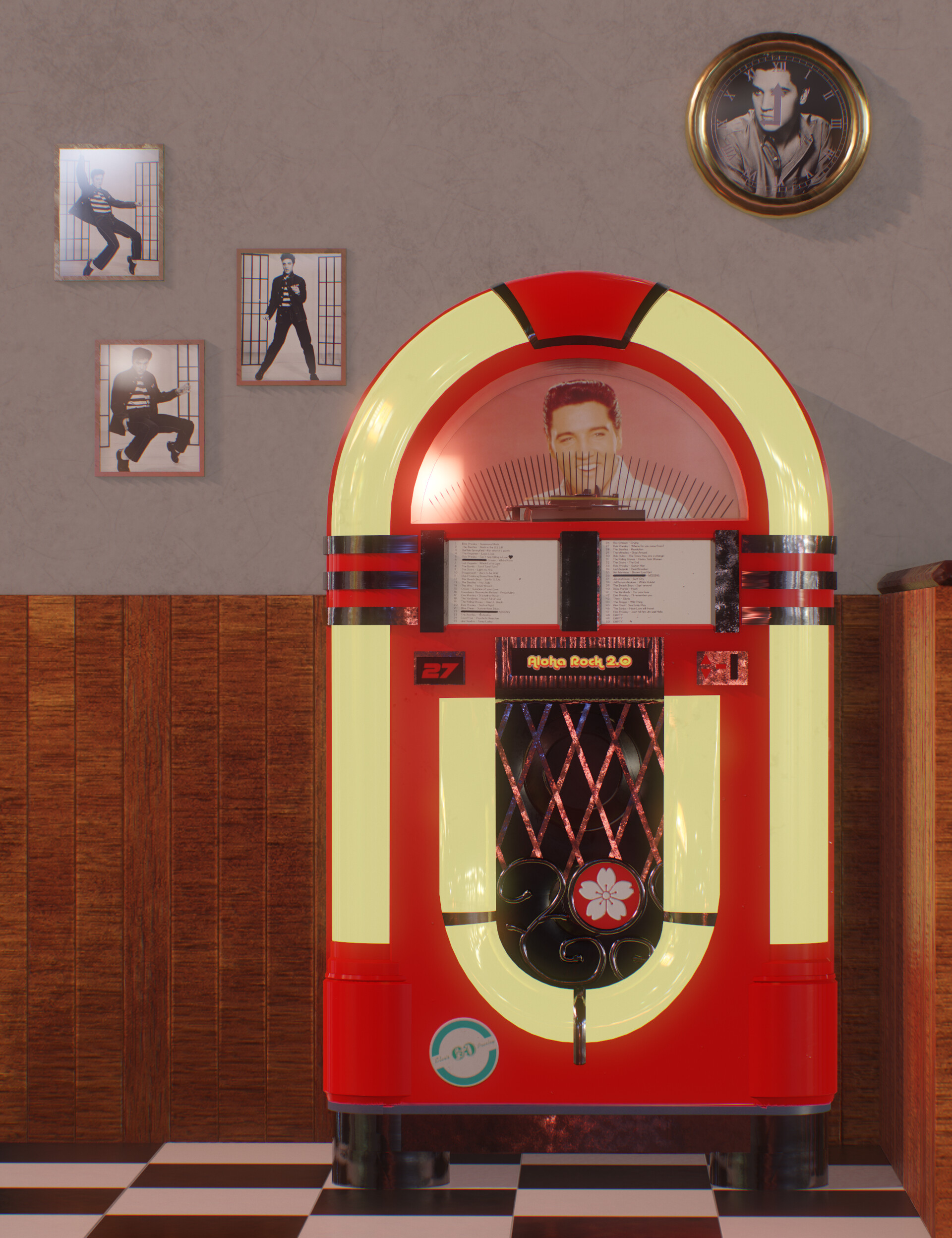 ArtStation - Elvis Jukebox