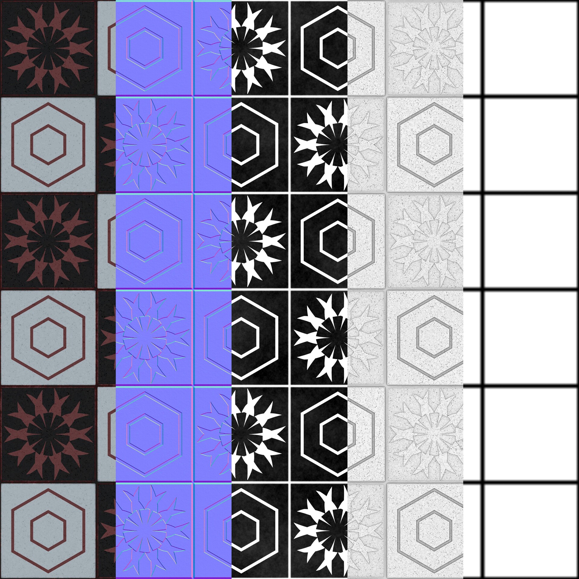 Indie Textures - 233. Tiles#19 + SBS [STORE]