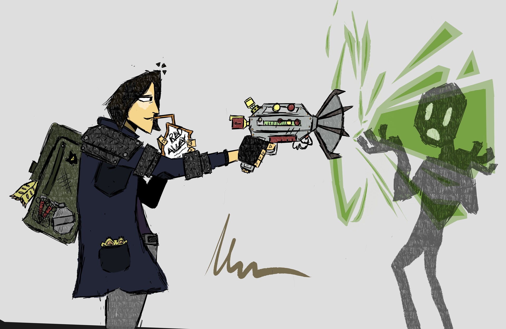 ArtStation - Gamma Gun goes BZZT