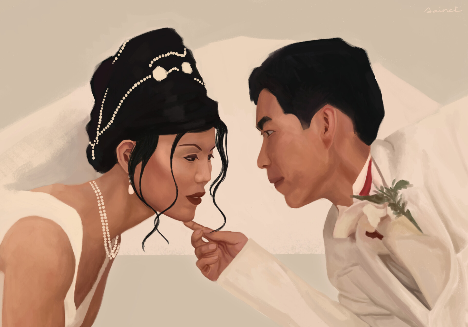 ArtStation - Wedding Painting