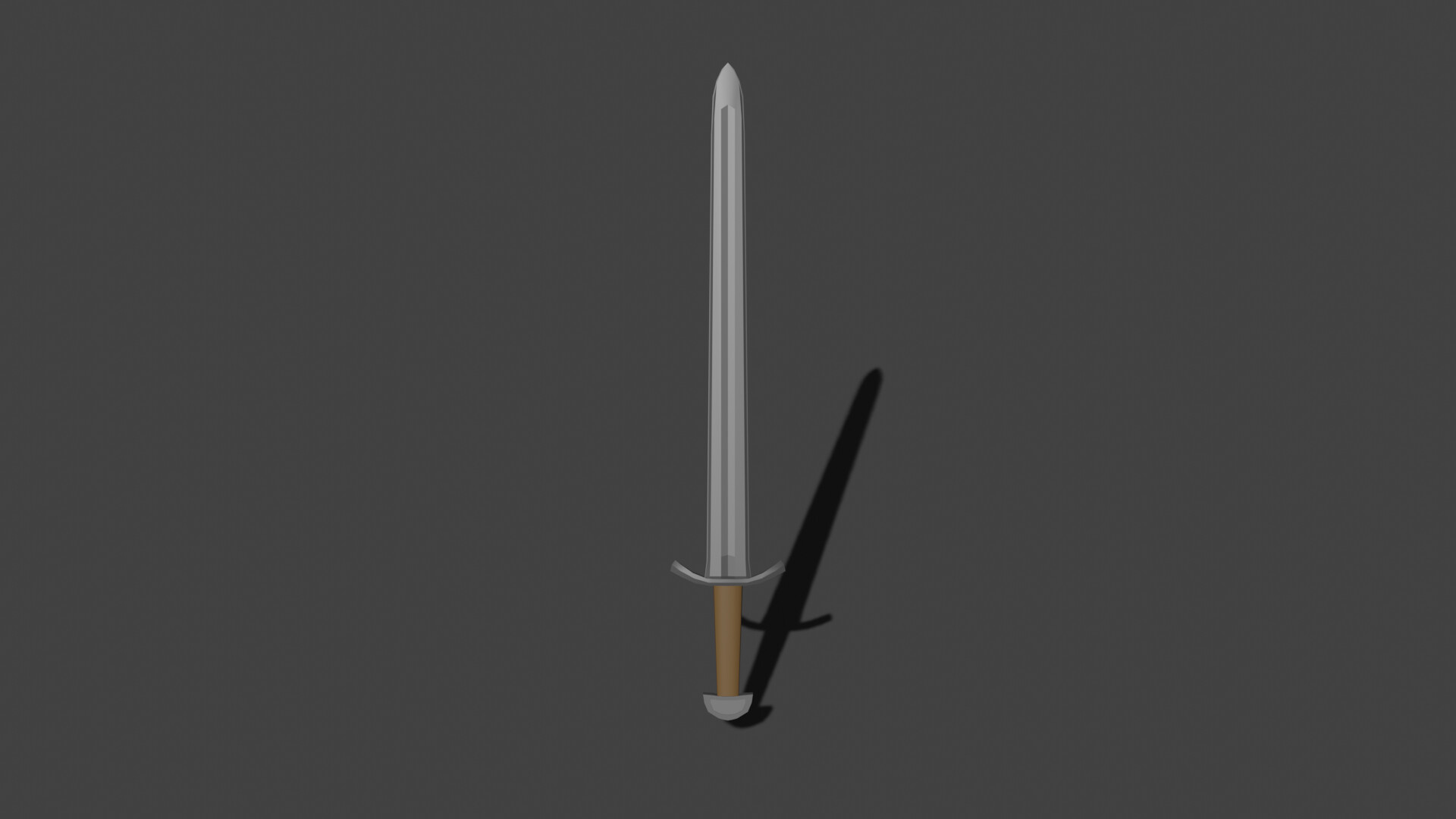 ArtStation - Low-poly guard with weapons and shield
