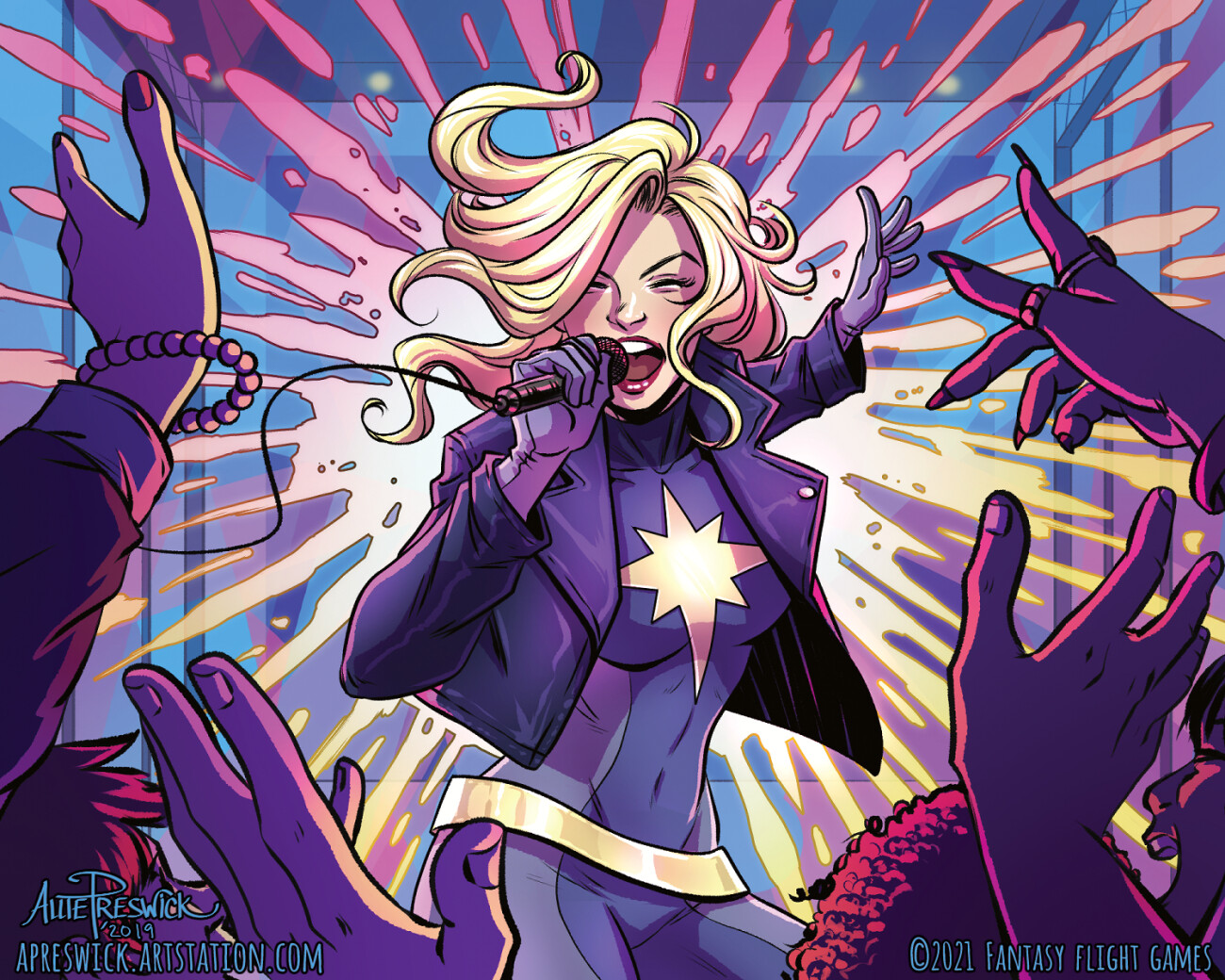 Allie Preswick Art - X-Men Mutant Insurrection: Dazzler