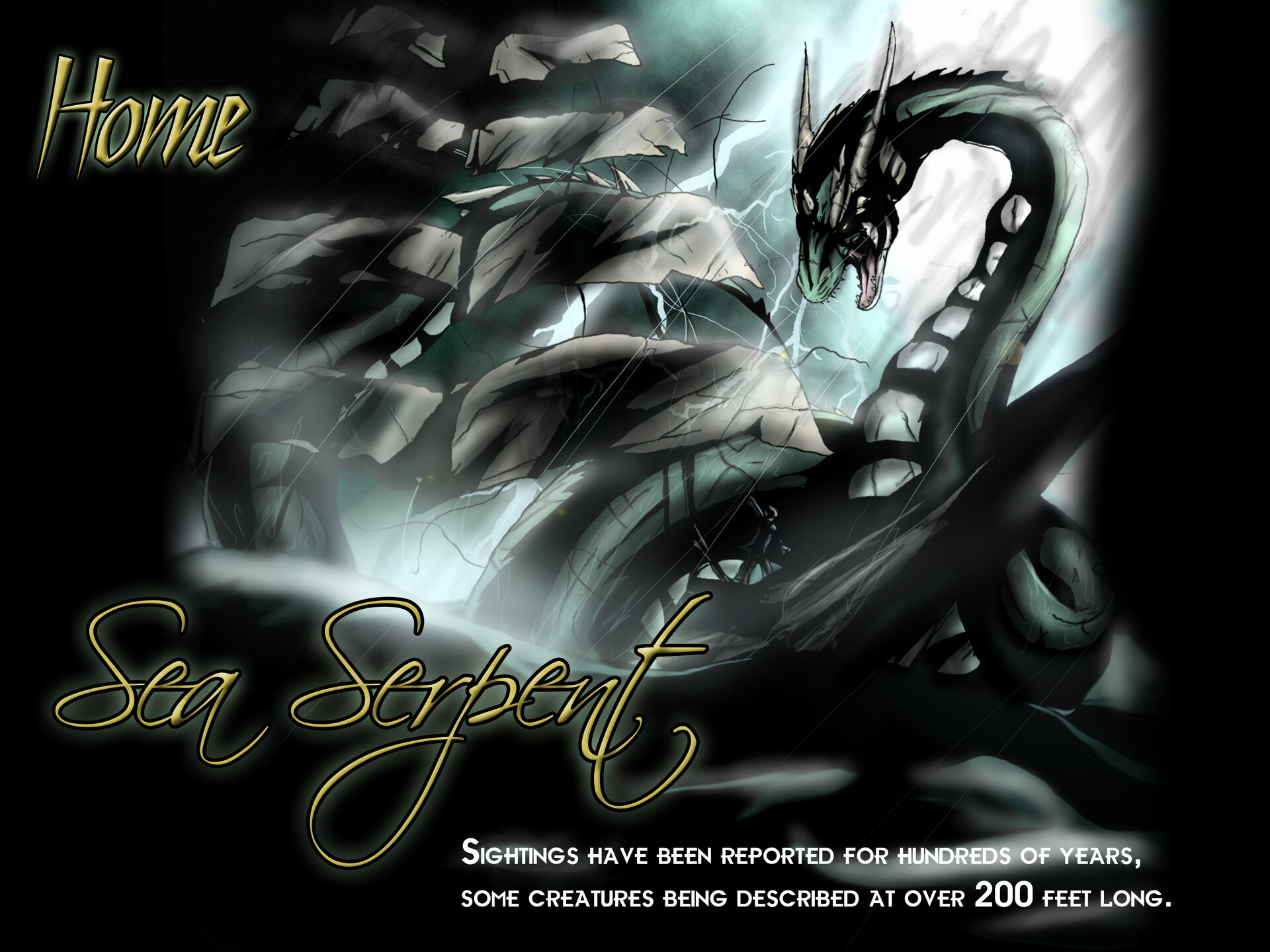 ArtStation - Sea Serpent