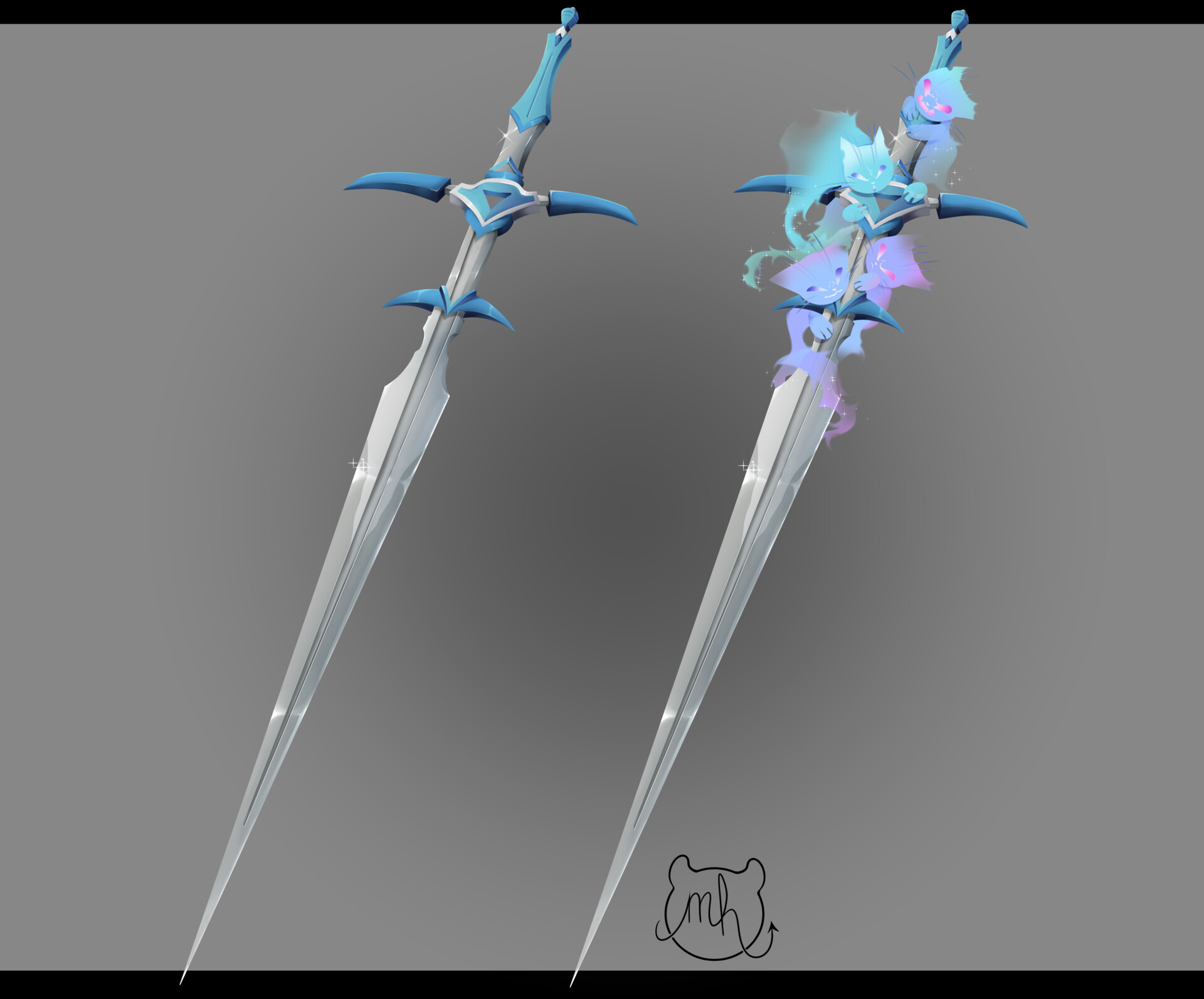 ArtStation - Weapon DND. Commission