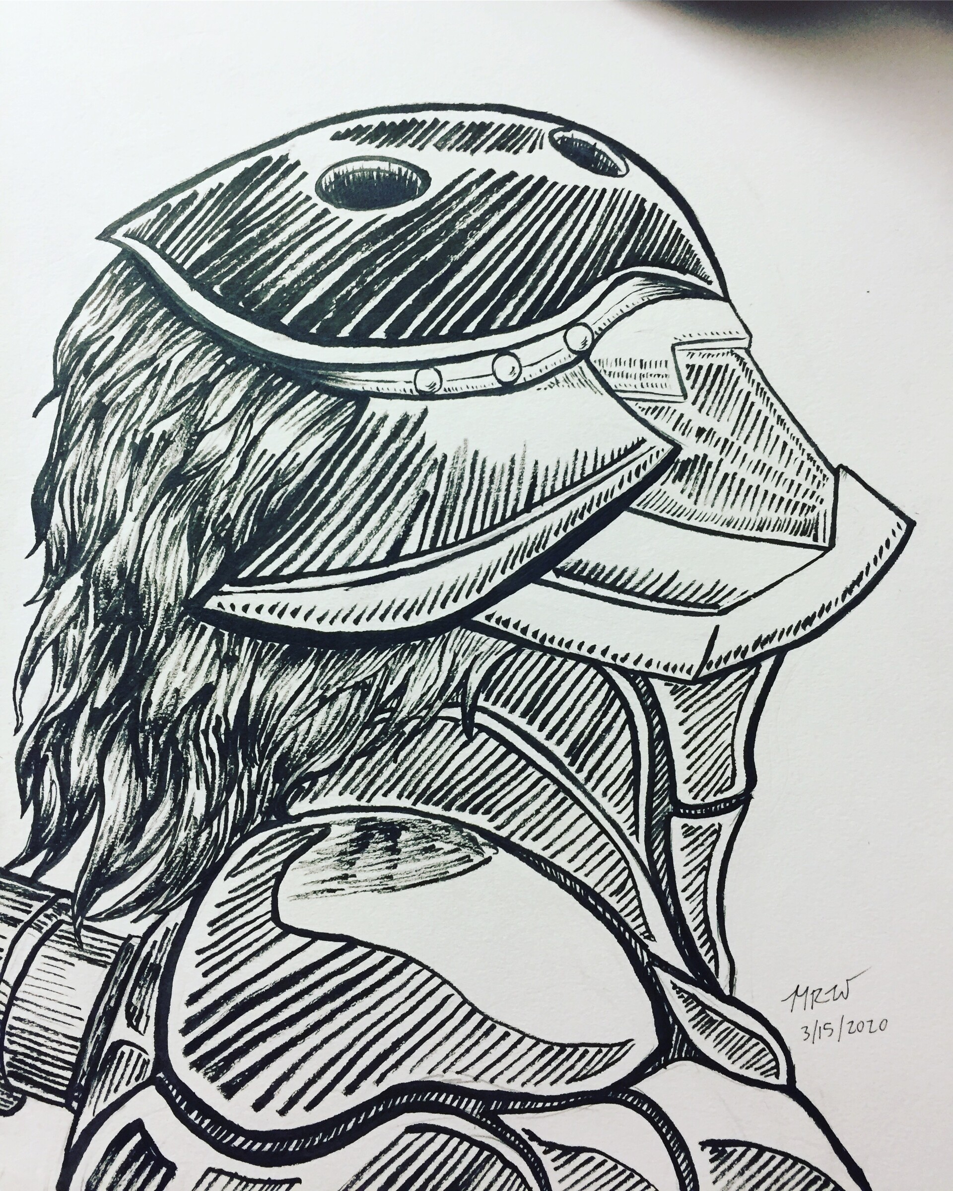 ArtStation - Inktober 2019 Day 2 Mindless