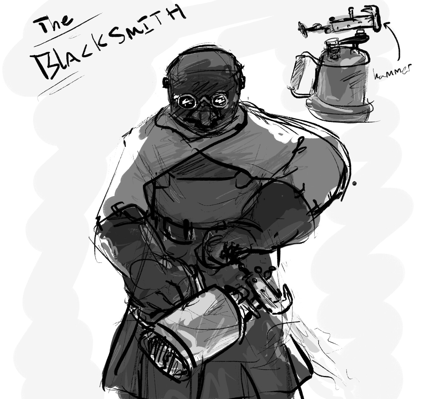 ArtStation - The Blacksmith: Character Concept Art