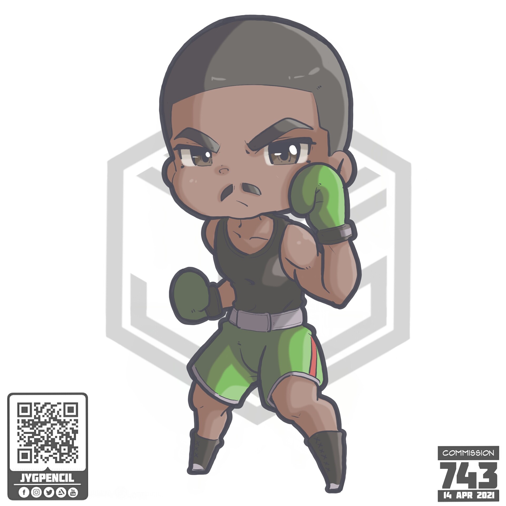 ArtStation - 743: Commission for Sir @epgamer496 (IG)