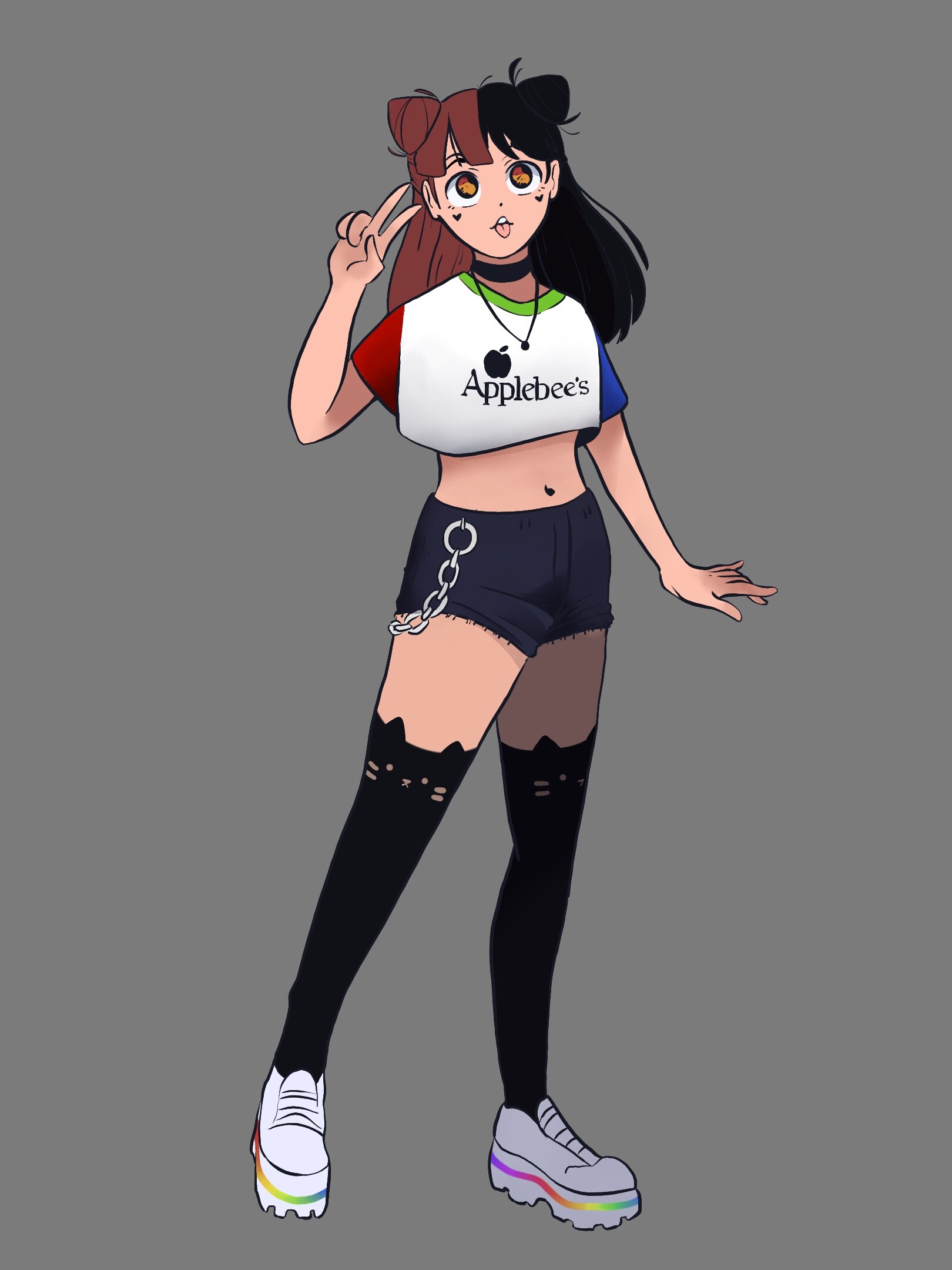 ArtStation - E-girl Applebees