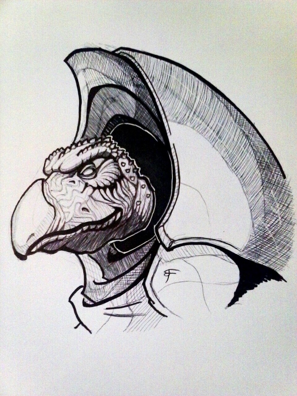 ArtStation - Inktober Sketch: Skesis
