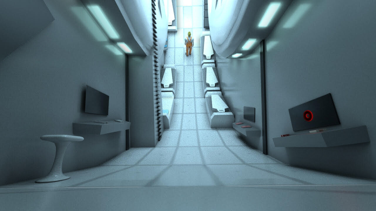 ArtStation - Low-Poly Space Station