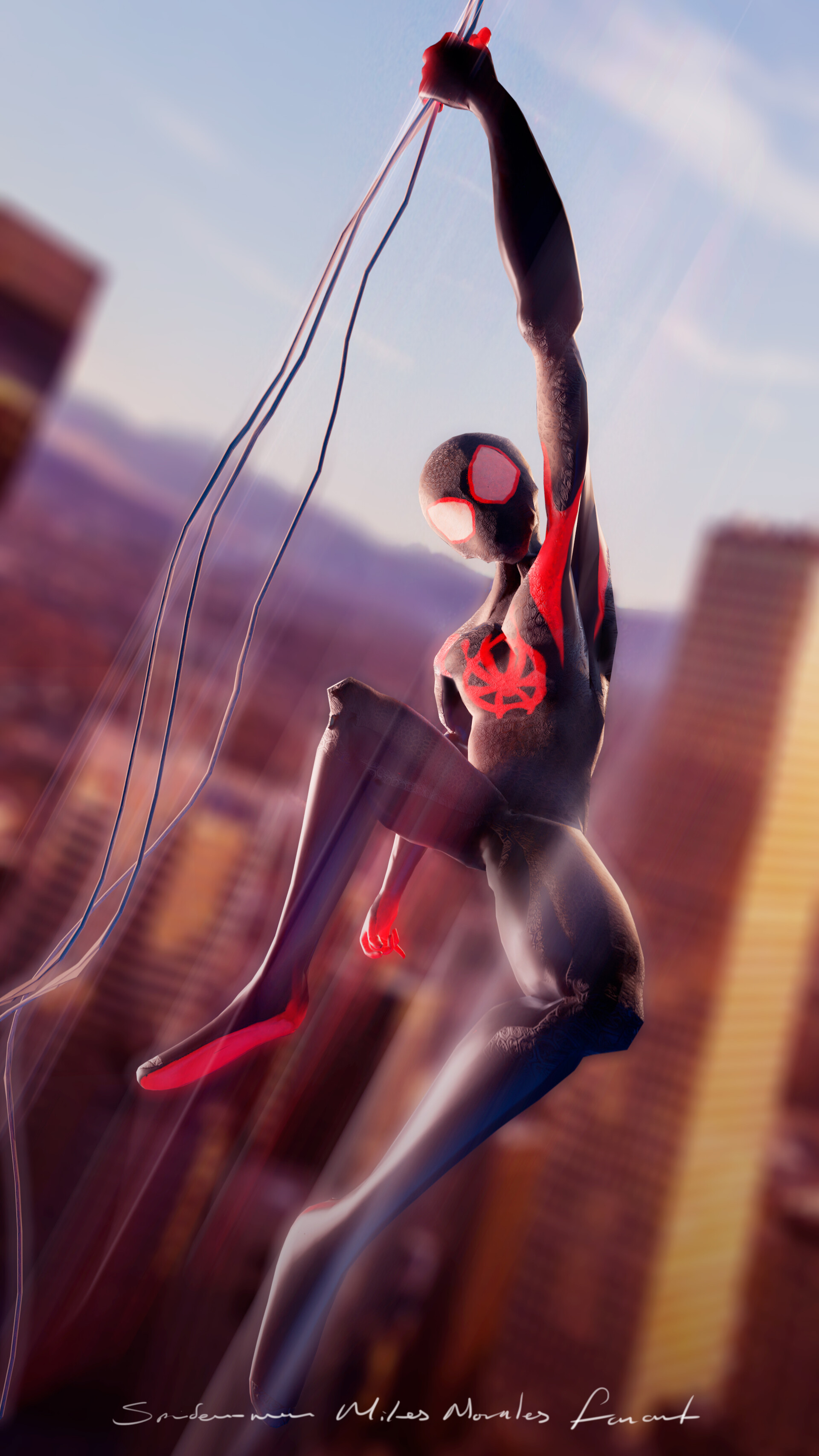 ArtStation - Spider-man Miles Morales Fan-Art