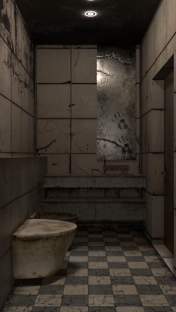 ArtStation - 3D Old Rest Room