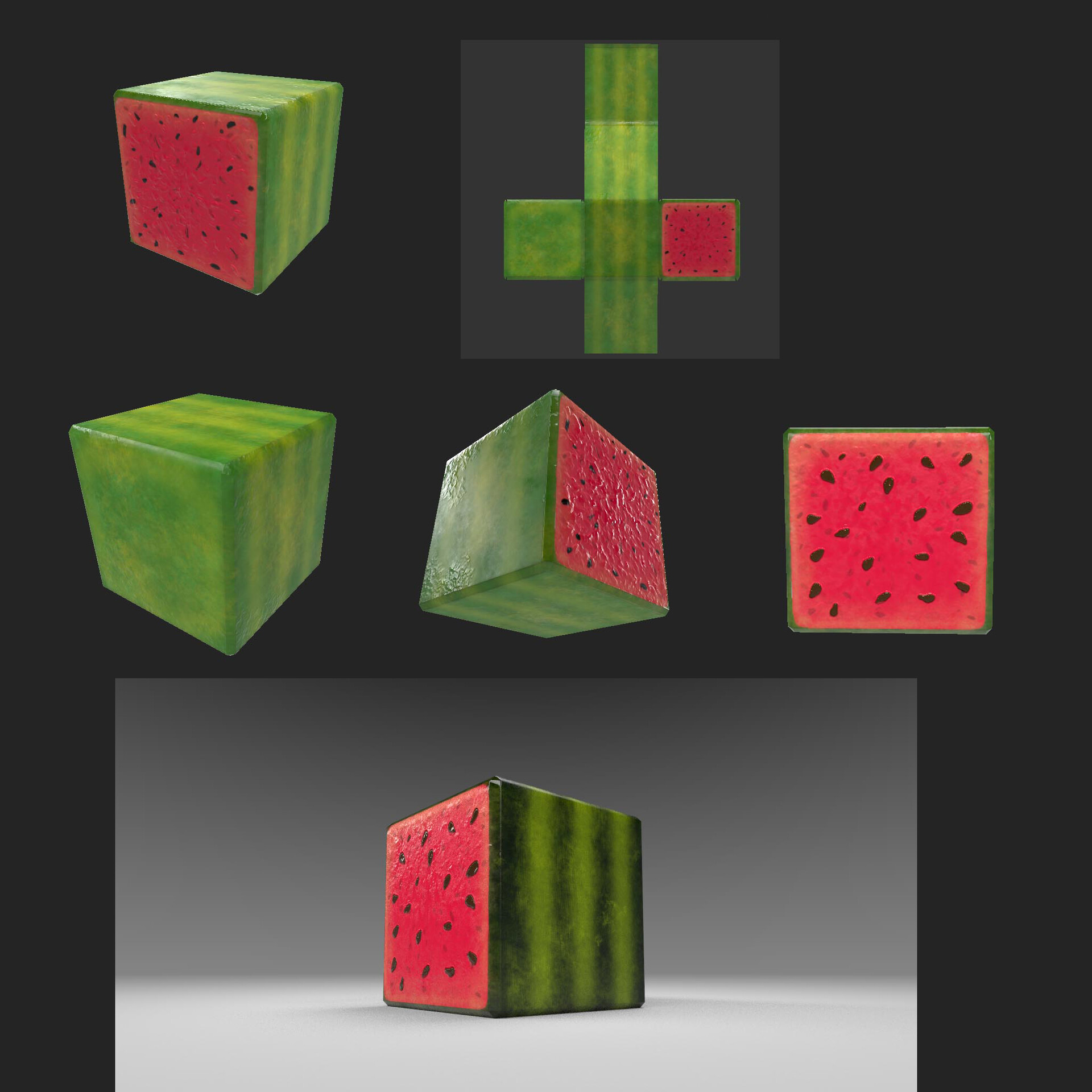 ArtStation - Fruity Cubes (School Project)