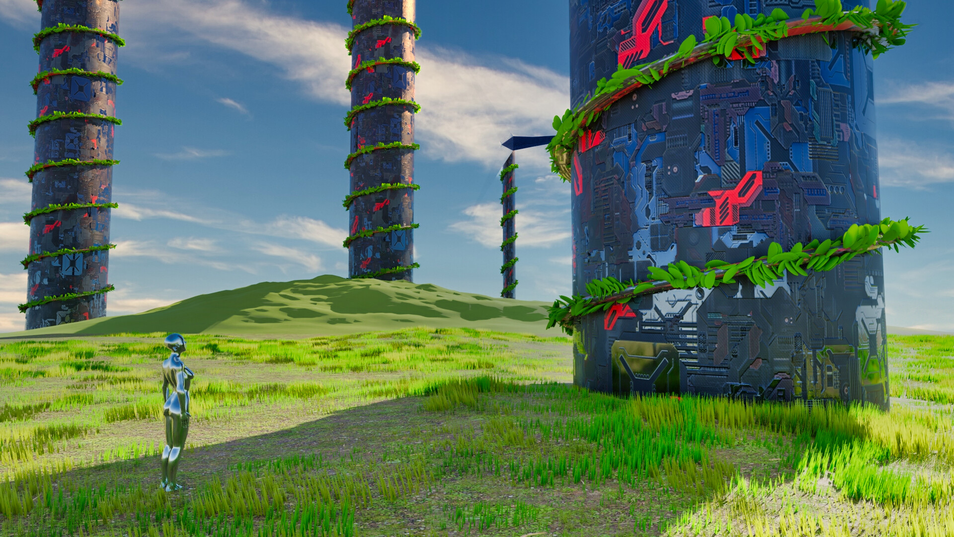 ArtStation - Wind farms