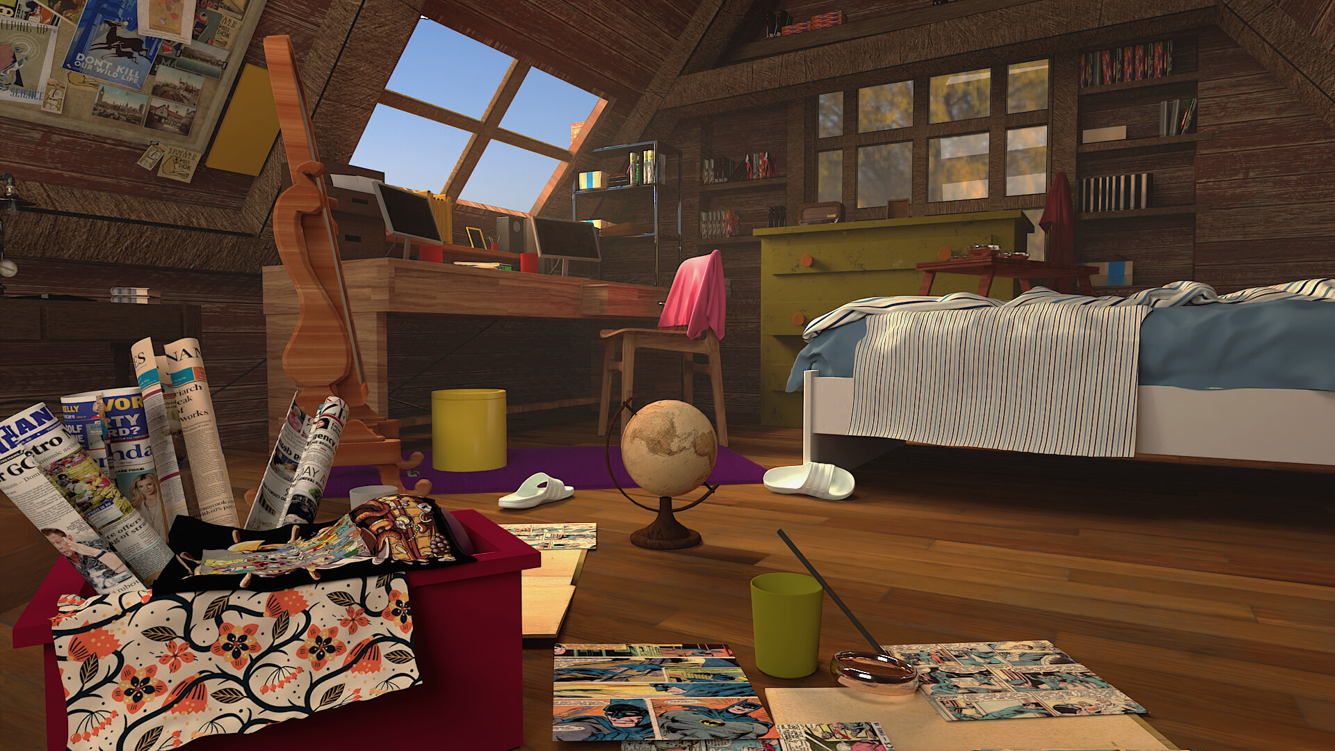 ArtStation - Messy Room