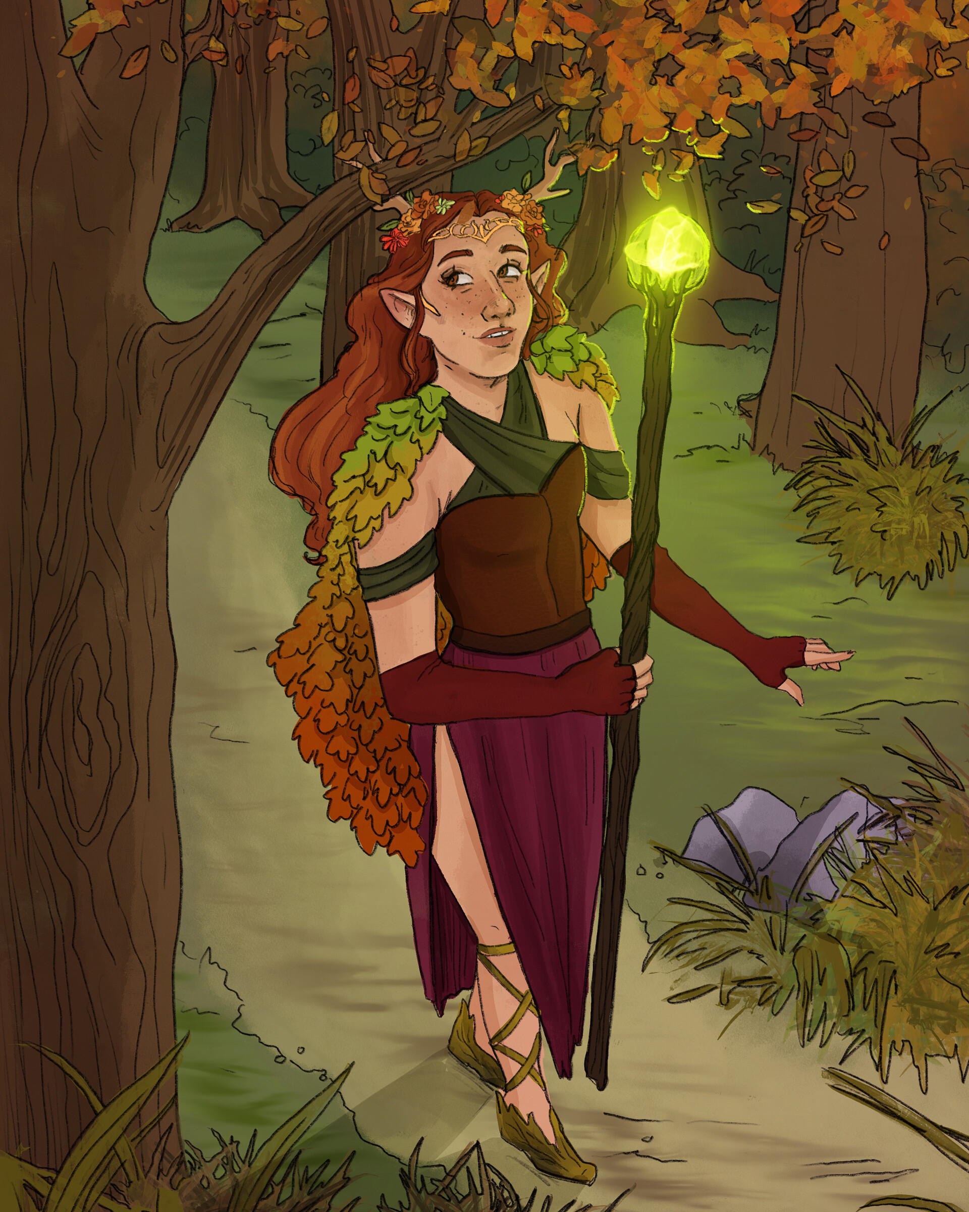 ArtStation - Keyleth on a stroll