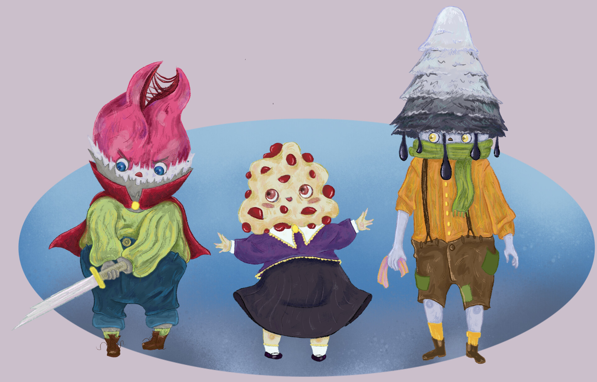 ArtStation - Mushroom kids