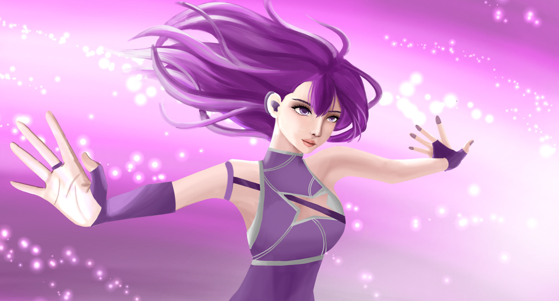 ArtStation - Magic ?? Super girl?? Huh